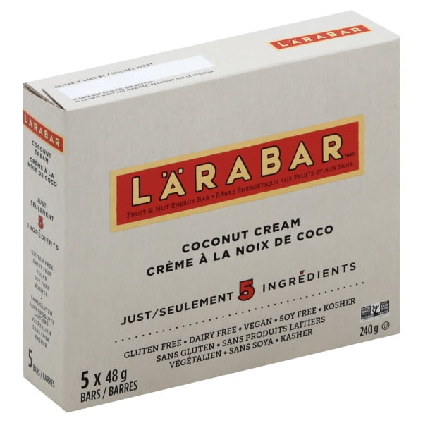 LARABAR FRUIT AND NUT ENERGY BAR COCONUT CREAM - Walmart.com