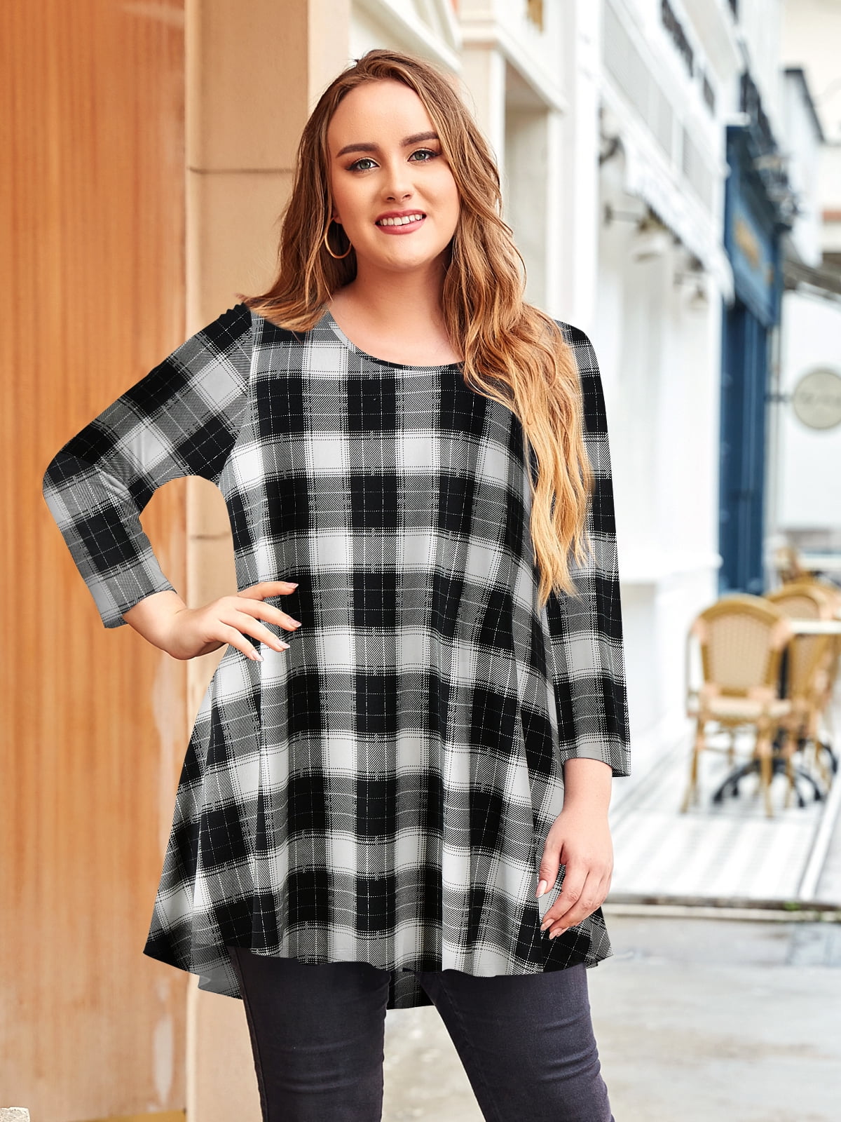 LARACE Stylish Plus Size Tunics for Women - Comfortable and Flattering ...