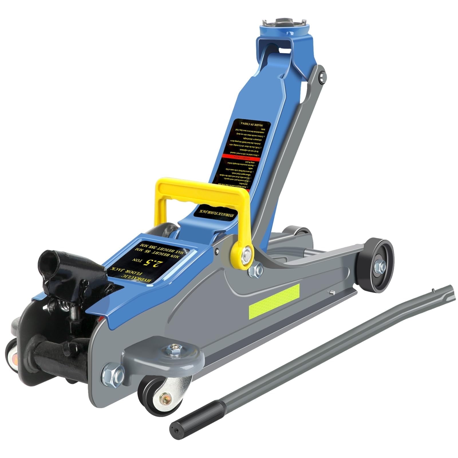 LARBANKE 2.5 Ton Low Profile Hydraulic Floor Jack - Quick Lift Single ...