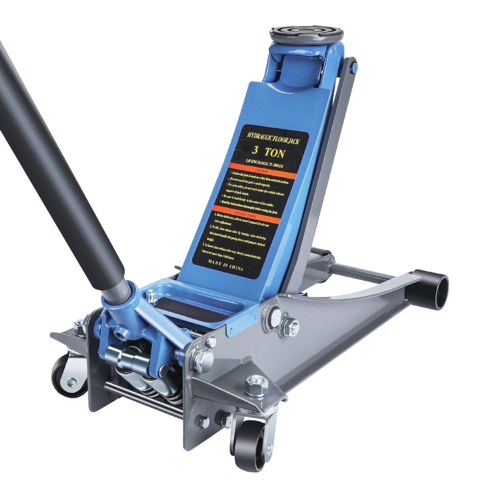 LARBANKE 3 Ton Low Profile Floor Jack, Hydraulic Dual Piston Quick Lift ...