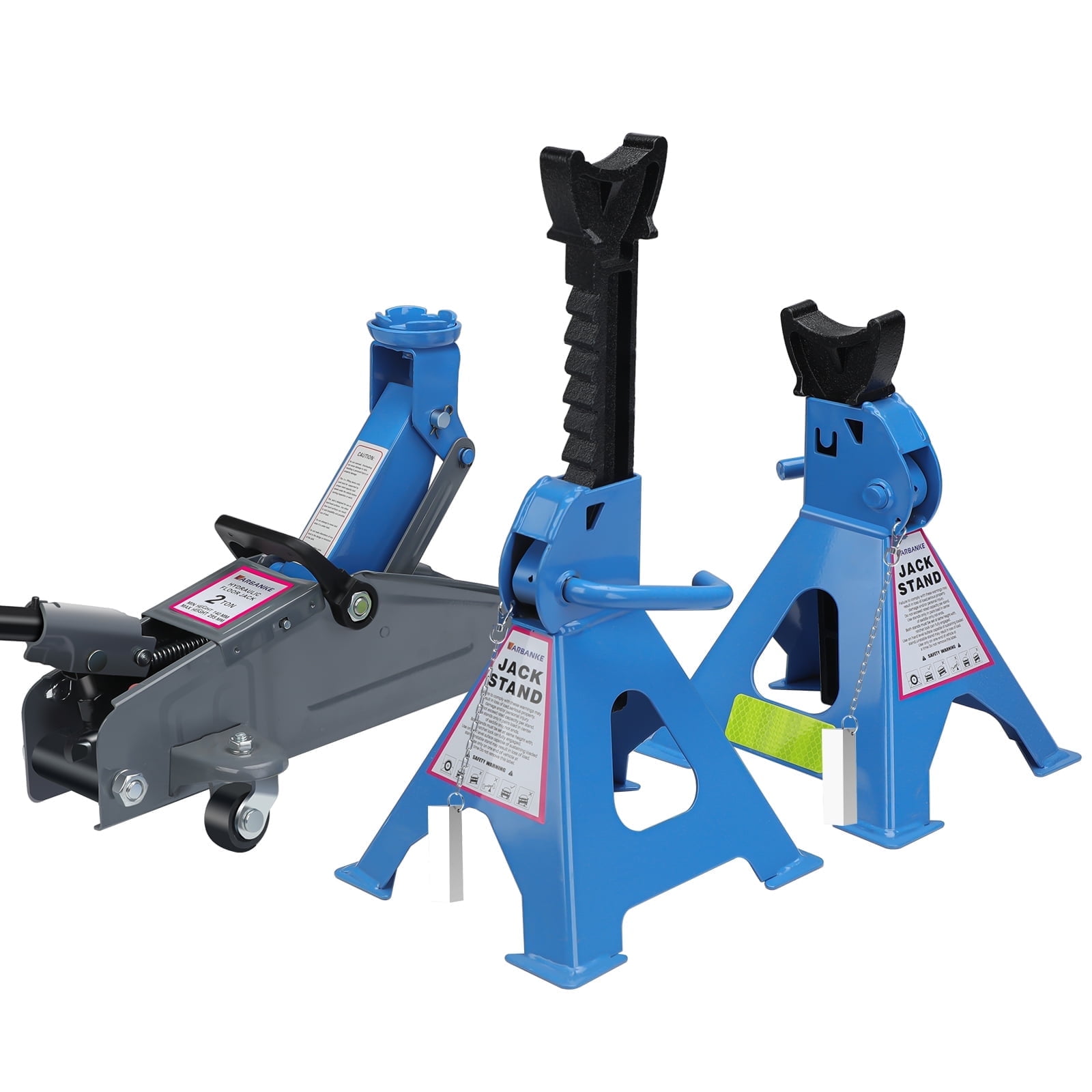 Free Shipping! LARBANKE Car Jack Set, 2 Ton Floor Jack, 3 Ton Jack ...