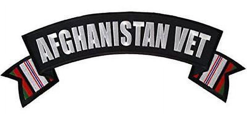 LARGE AFGHANISTAN TOP ROCKER PATCH OEF ENDURING FREEDOM CAMPAIGN RIBBON ...