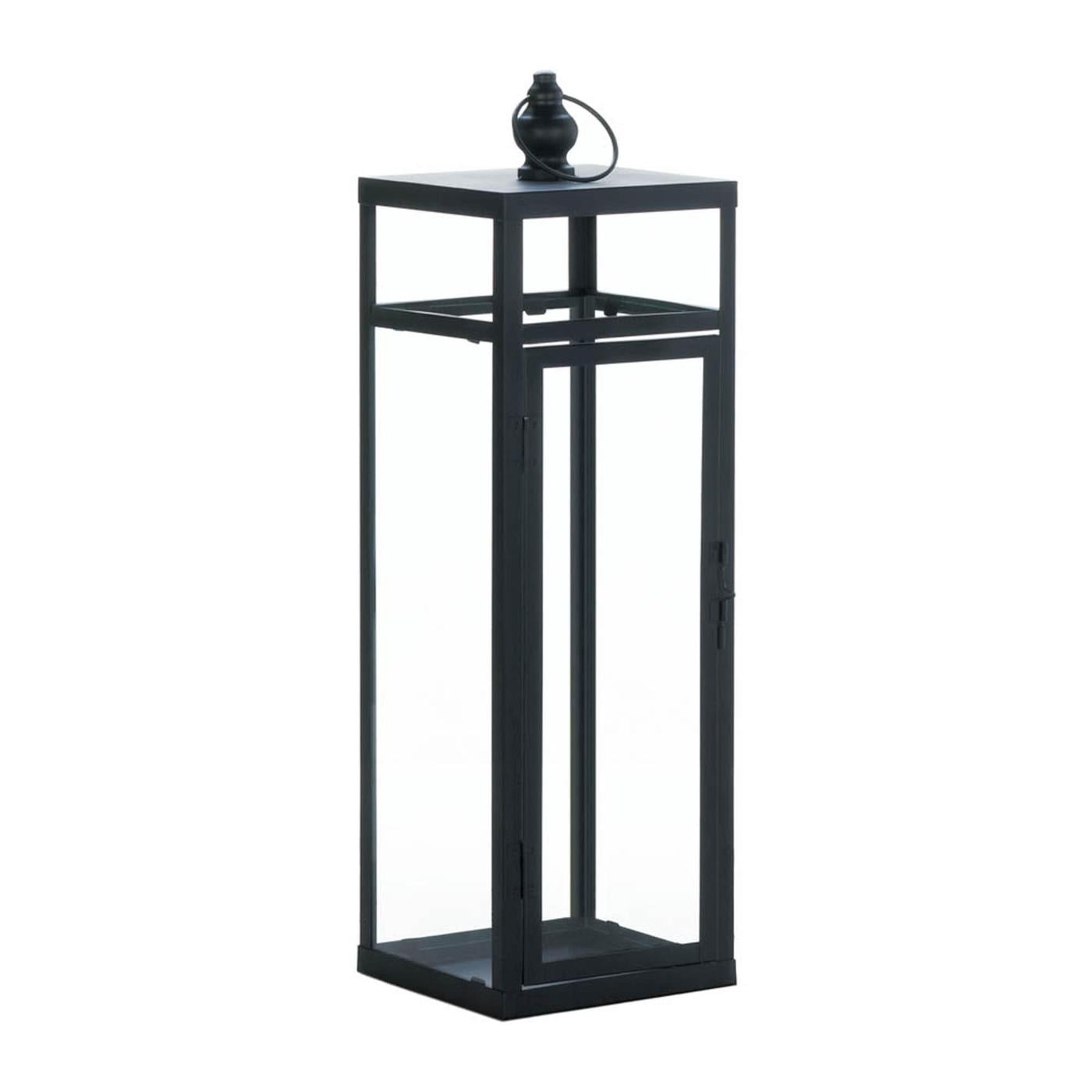 LARGE BLACK DRAMATIC GEOMETRY LANTERN - Walmart.com