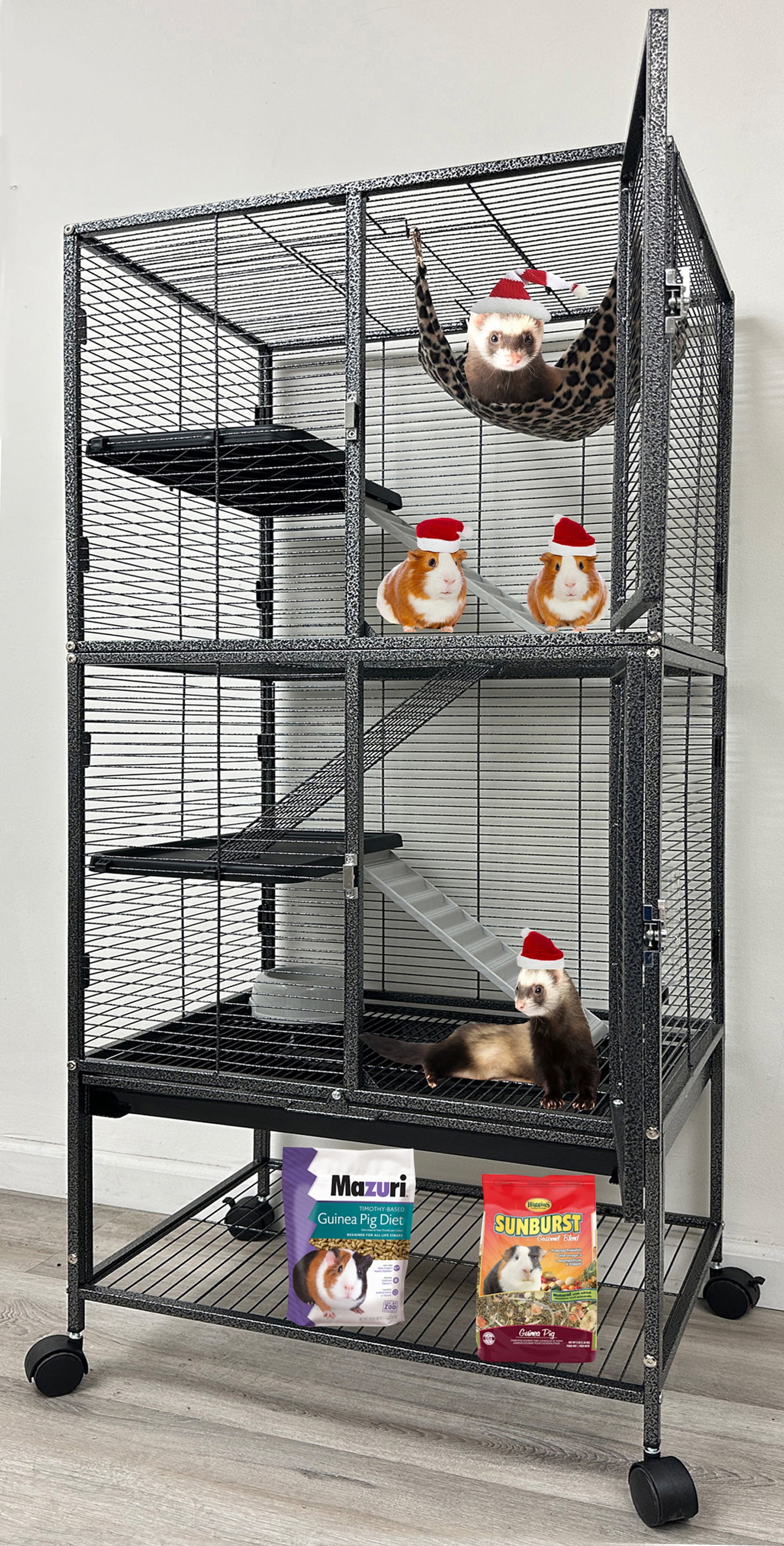 LARGE Full Double Unit Two Story Small Animal Critter Hamster Habitat ...