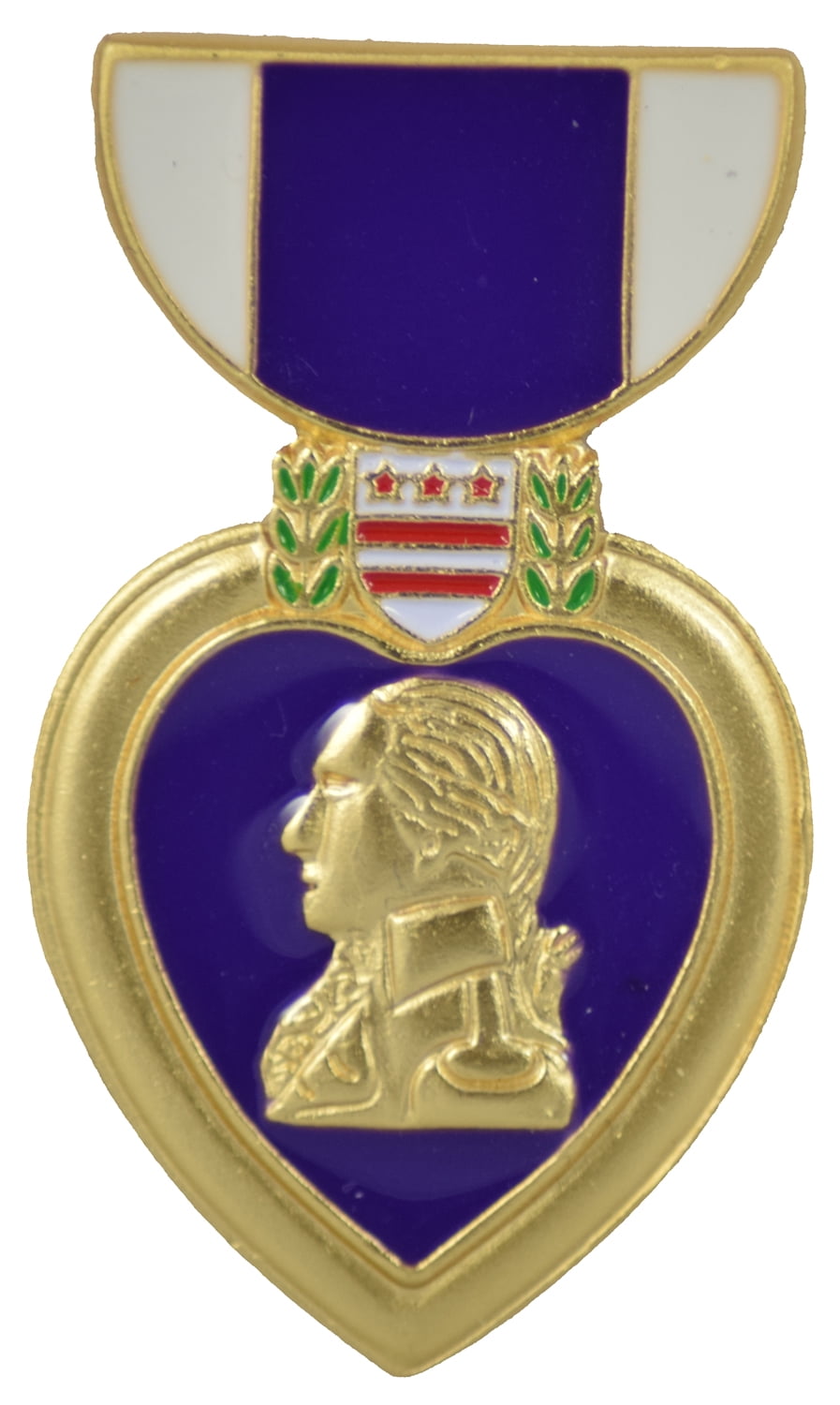 LARGE PURPLE HEART HAT PIN - Walmart.com