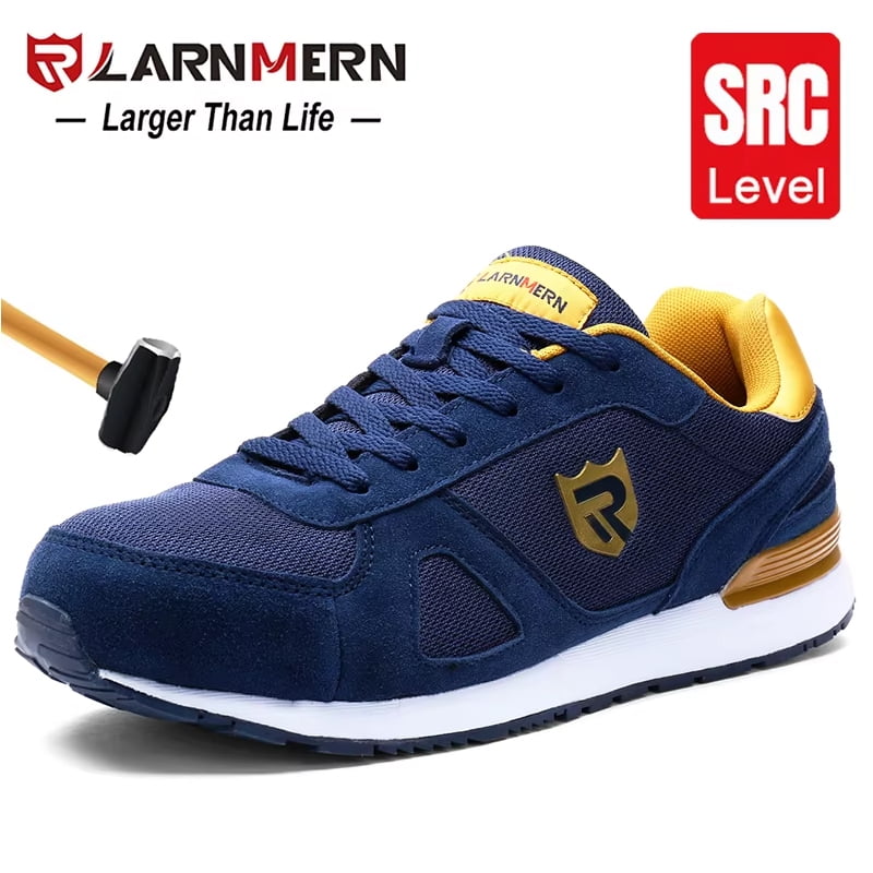 LARNMERN Men Steel Toe Shoes Antistatic Safety Shoe Composite ...