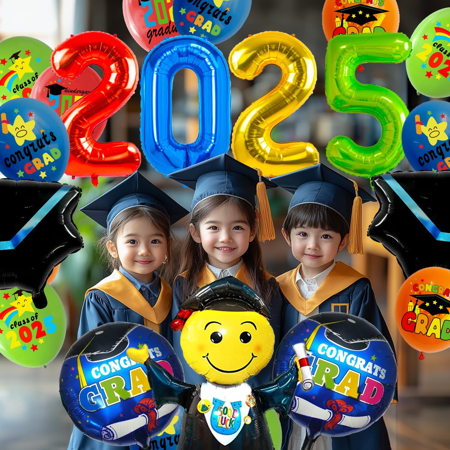 LARRAZABAL Kindergarten Graduation AJH3 Balloons 2025, Preschool ...