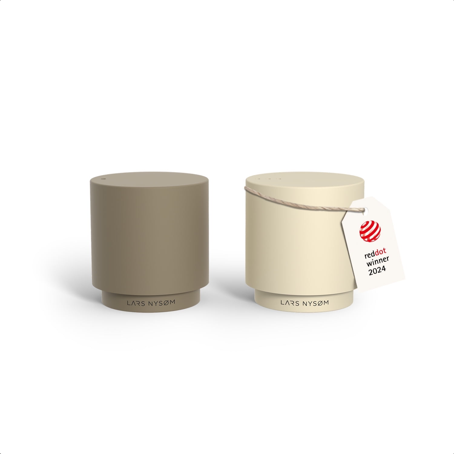 LARS NYSØM Mini Salt and Pepper Shakers Set | Stainless Steel Salt and ...