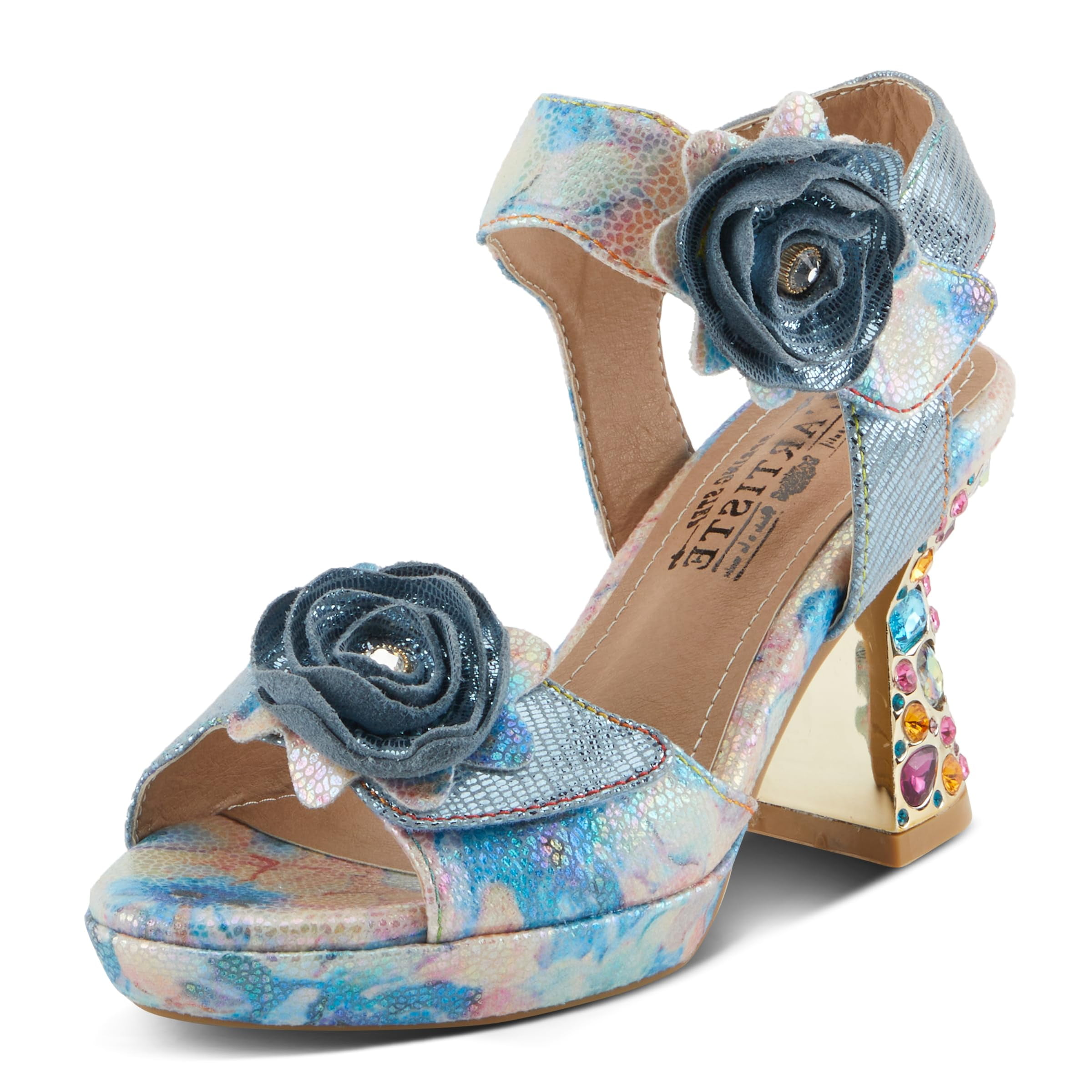 LARTISTE SMASHING-BLUM Sandals Blue Multi - Walmart.com