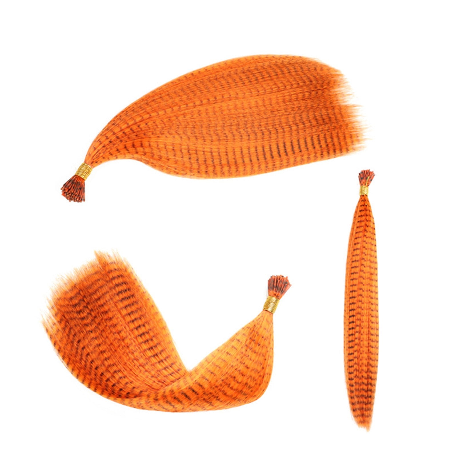 LARUYEKO 100 PCS 1 Pack of Colored Feather Hair Extension Stick Hair ...