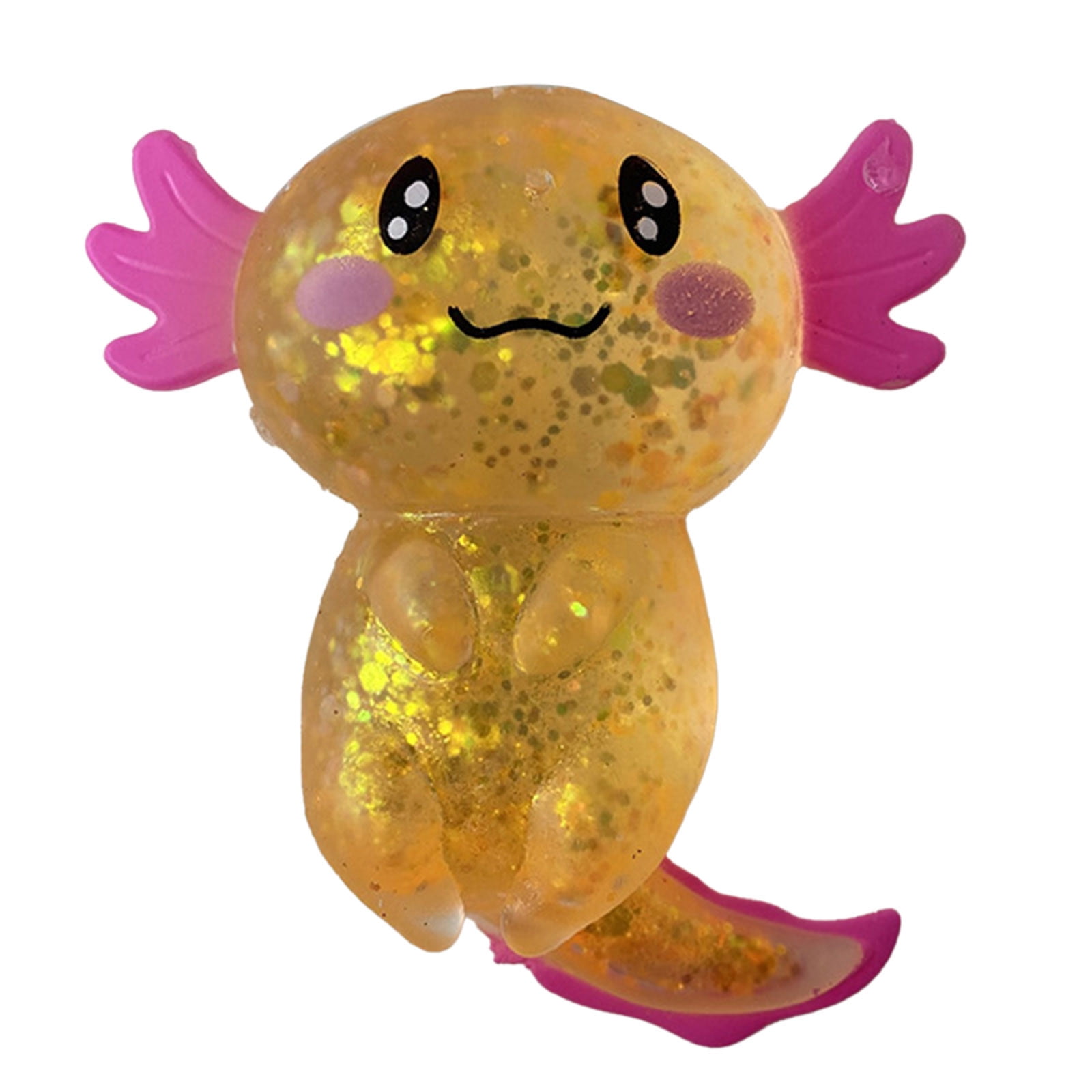 LARUYEKO 1ml Stress Toy Toy with Glitter Soft Flexible Slow Rise Squish ...