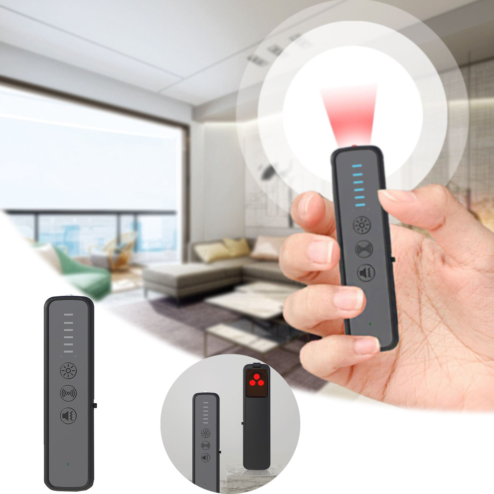 LARUYEKO 2024 Upgraded 8th Gen Camera Portable RF Signal Finder for ...