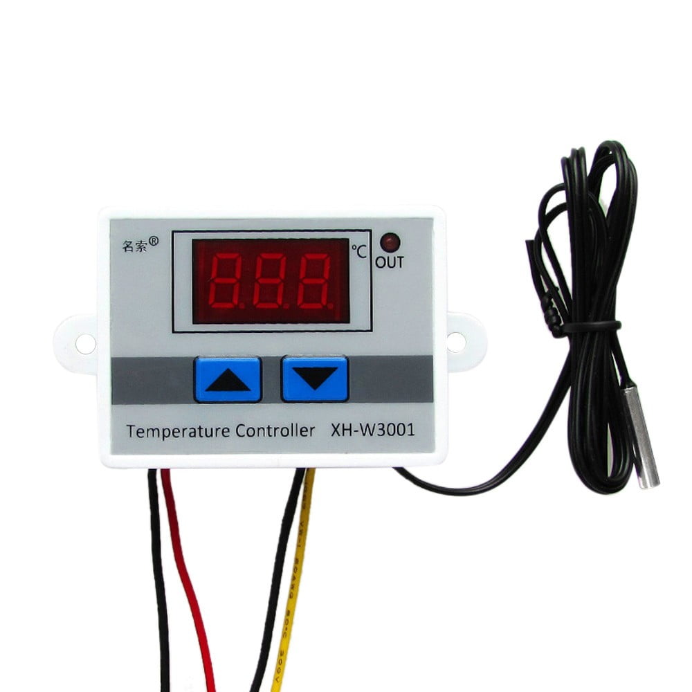 LARUYEKO 220V Digital LED Temperature Controller 10A Thermostat Control ...