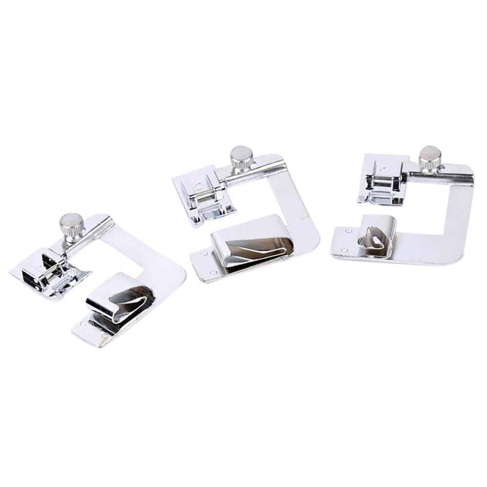 LARUYEKO 3PC Rolled Hem Pressure Foot Sewing Machine for Low Shank ...