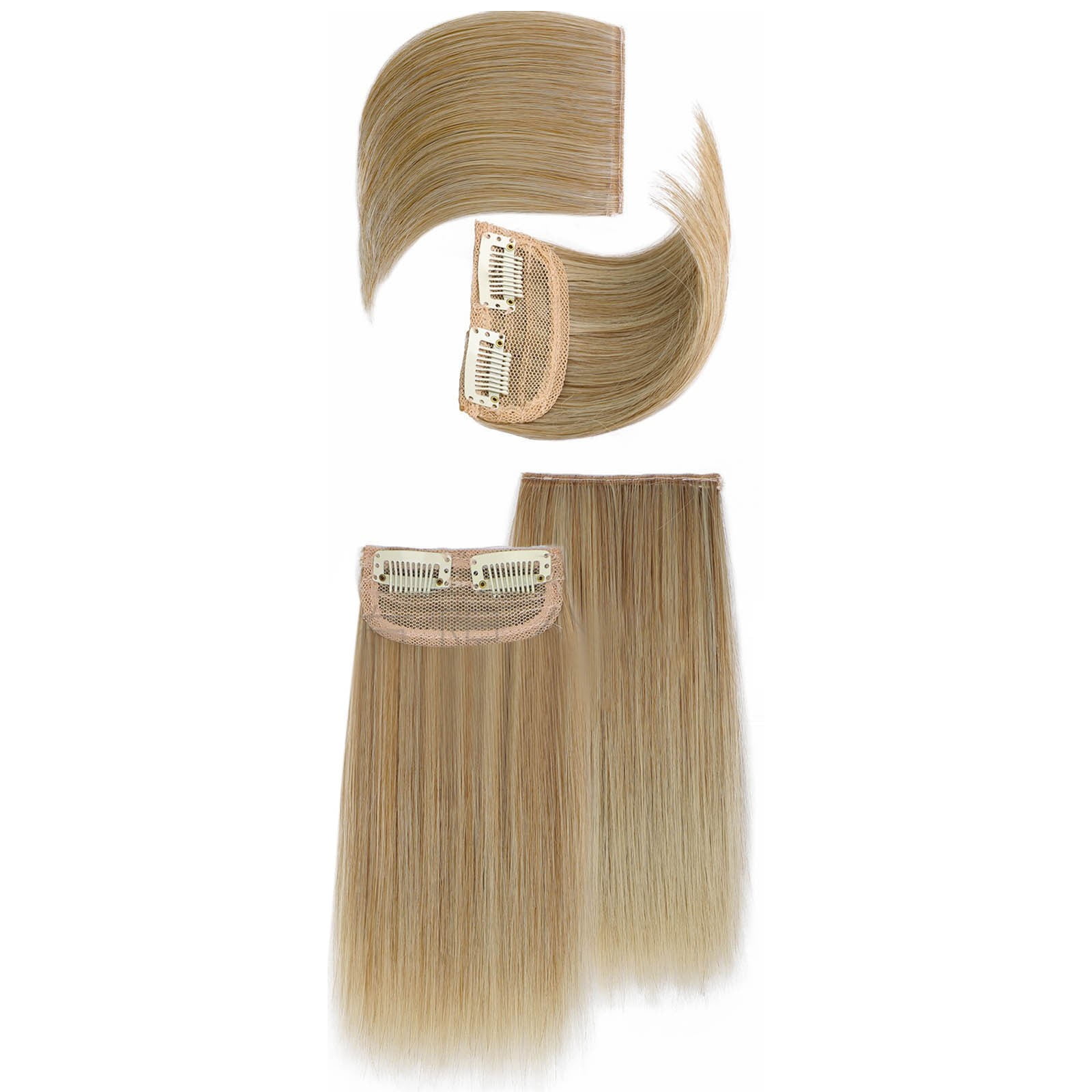 LARUYEKO 4 Piece Padded Hair Piece Traceless Wig Piece Thickened On ...