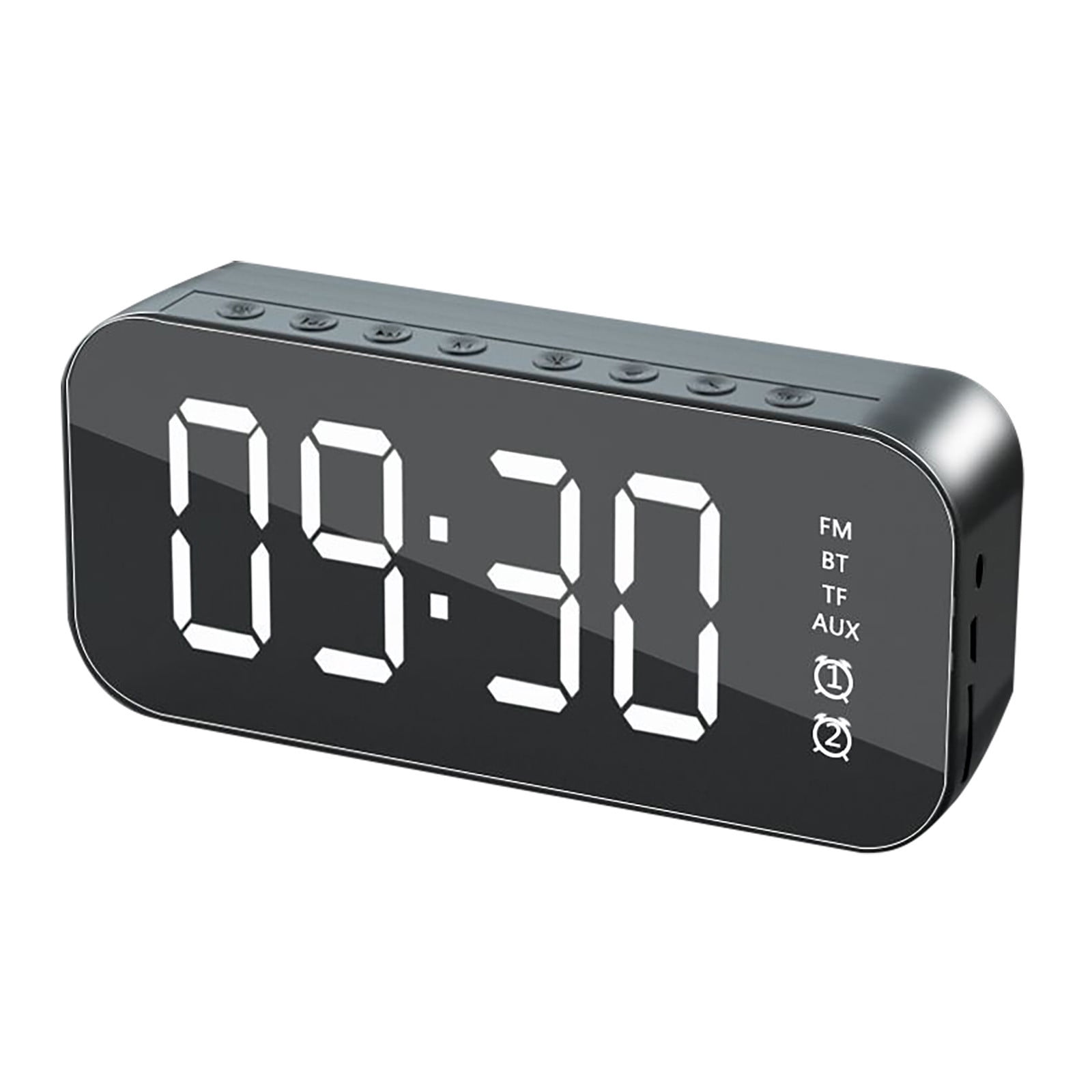 LARUYEKO A18 Rectangular Subwoofer Mirror Wireless Bluetooth Alarm ... LARUYEKO A18 Rectangular Subwoofer Mirror Wireless Bluetooth Alarm ...
