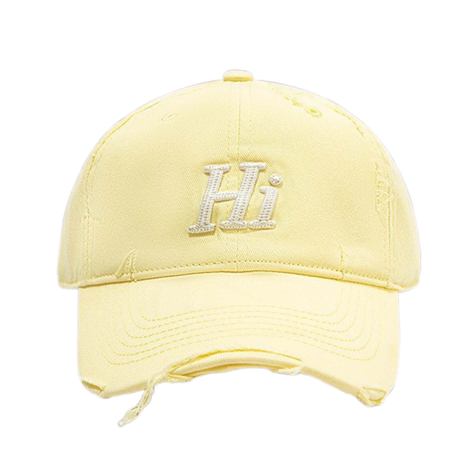 LARUYEKO Adjustable Oversized Baseball Cap with Extended Brim Deep Bill ...