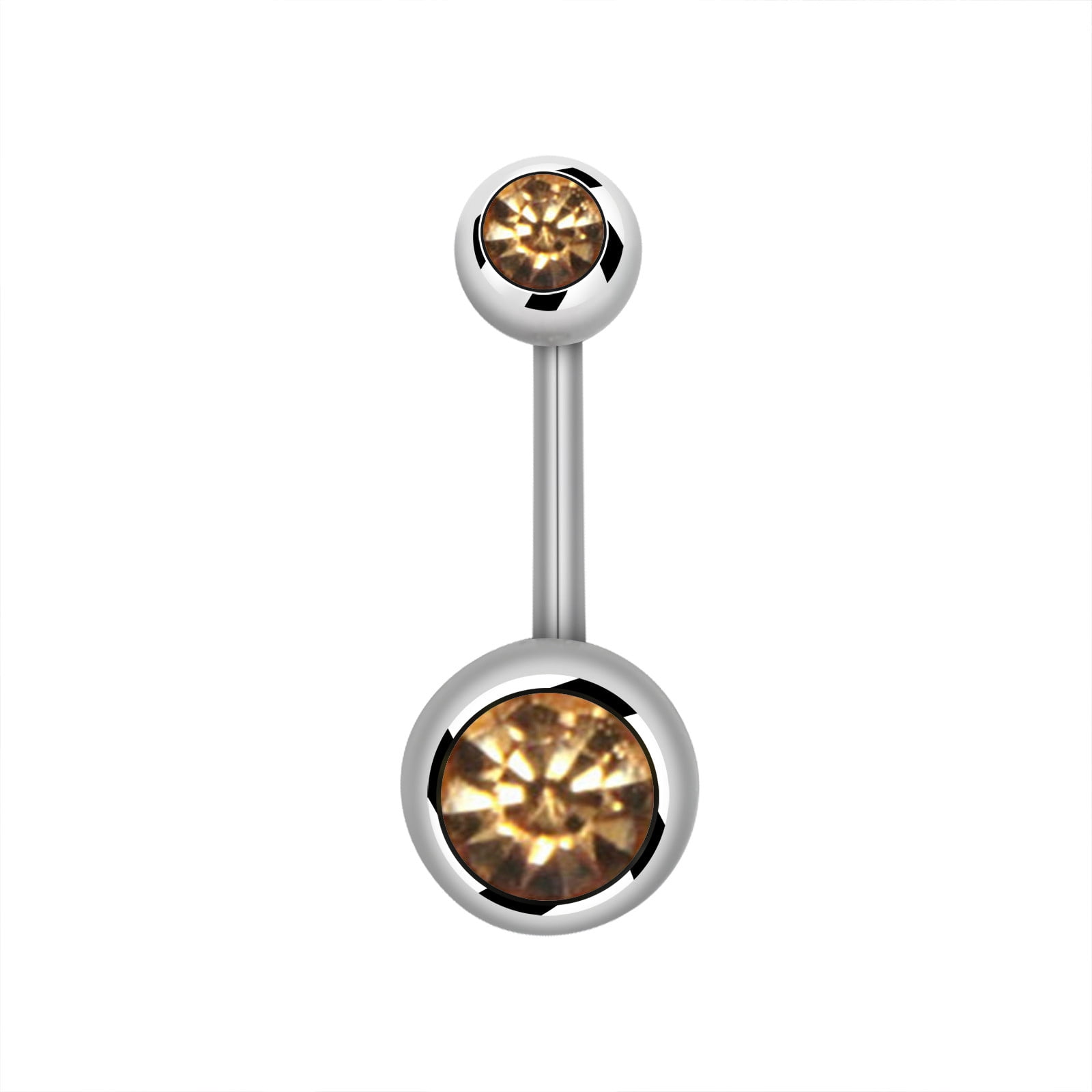 LARUYEKO Belly Ring Piercing Body Button Colors Jewelry Steel for Women ...