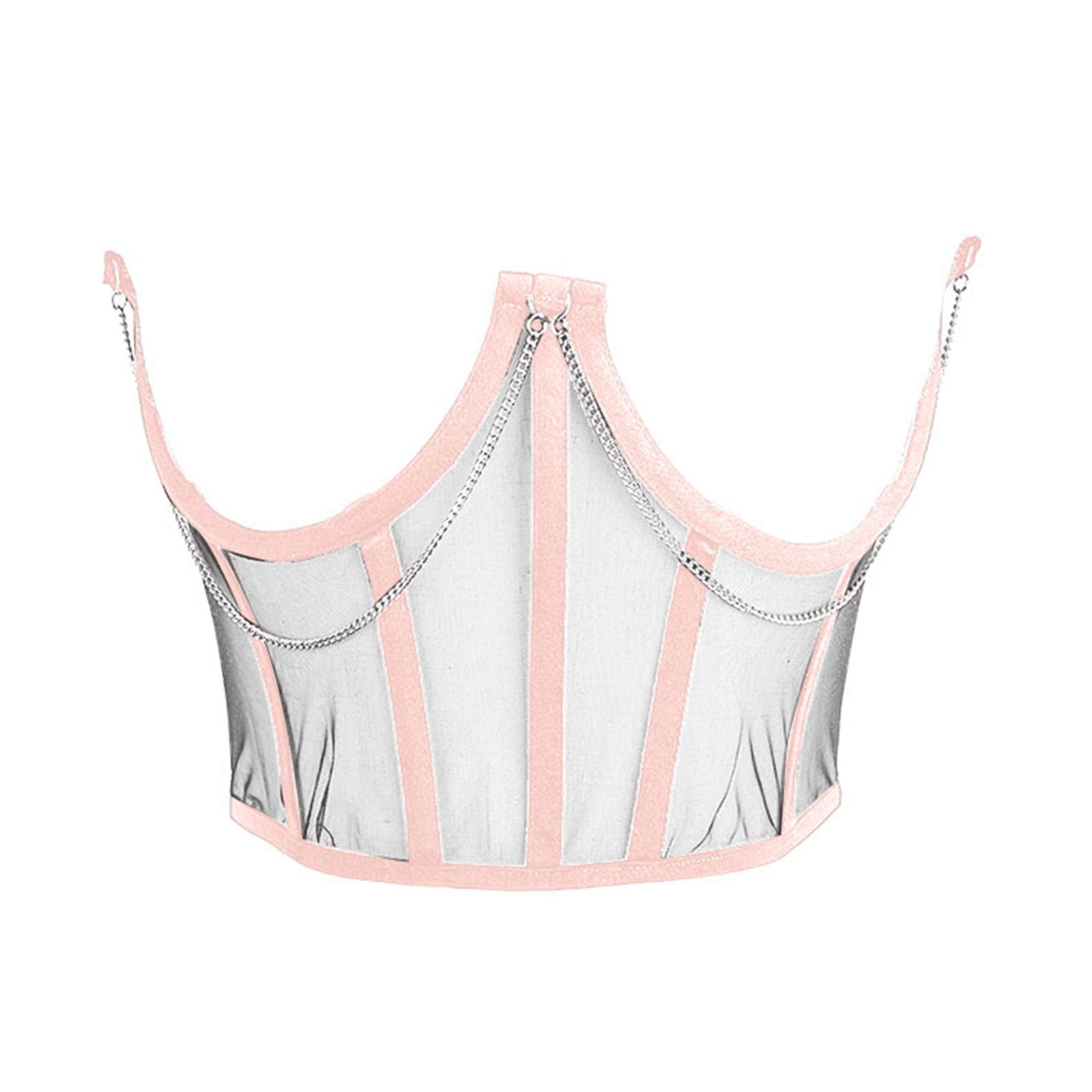 LARUYEKO Chain Vest Waist Girdle Chest Girdle Fishbone Slim Waist Cover ...