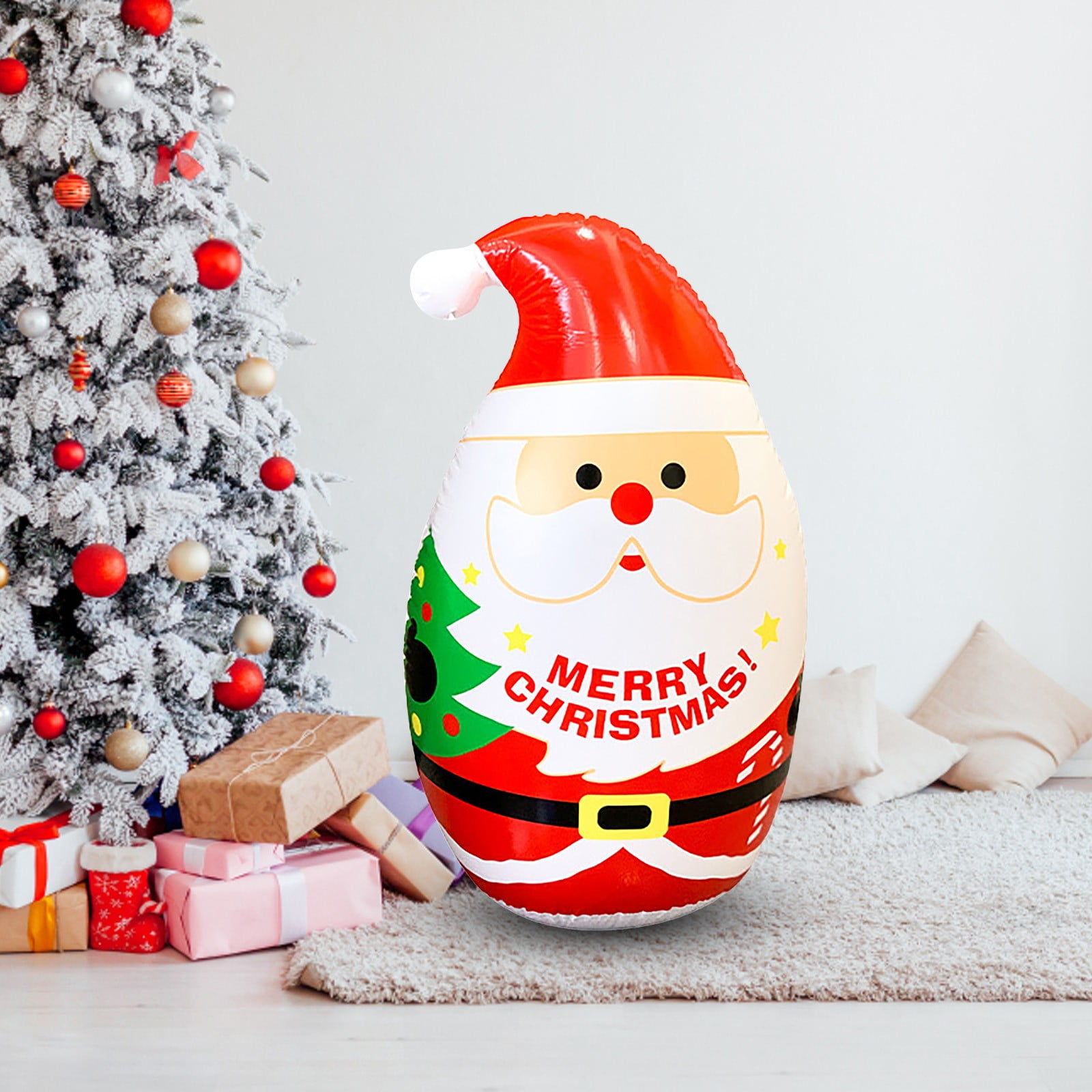 LARUYEKO Christmas Inflatables Outdoor Decorations Inflatable Santa ...