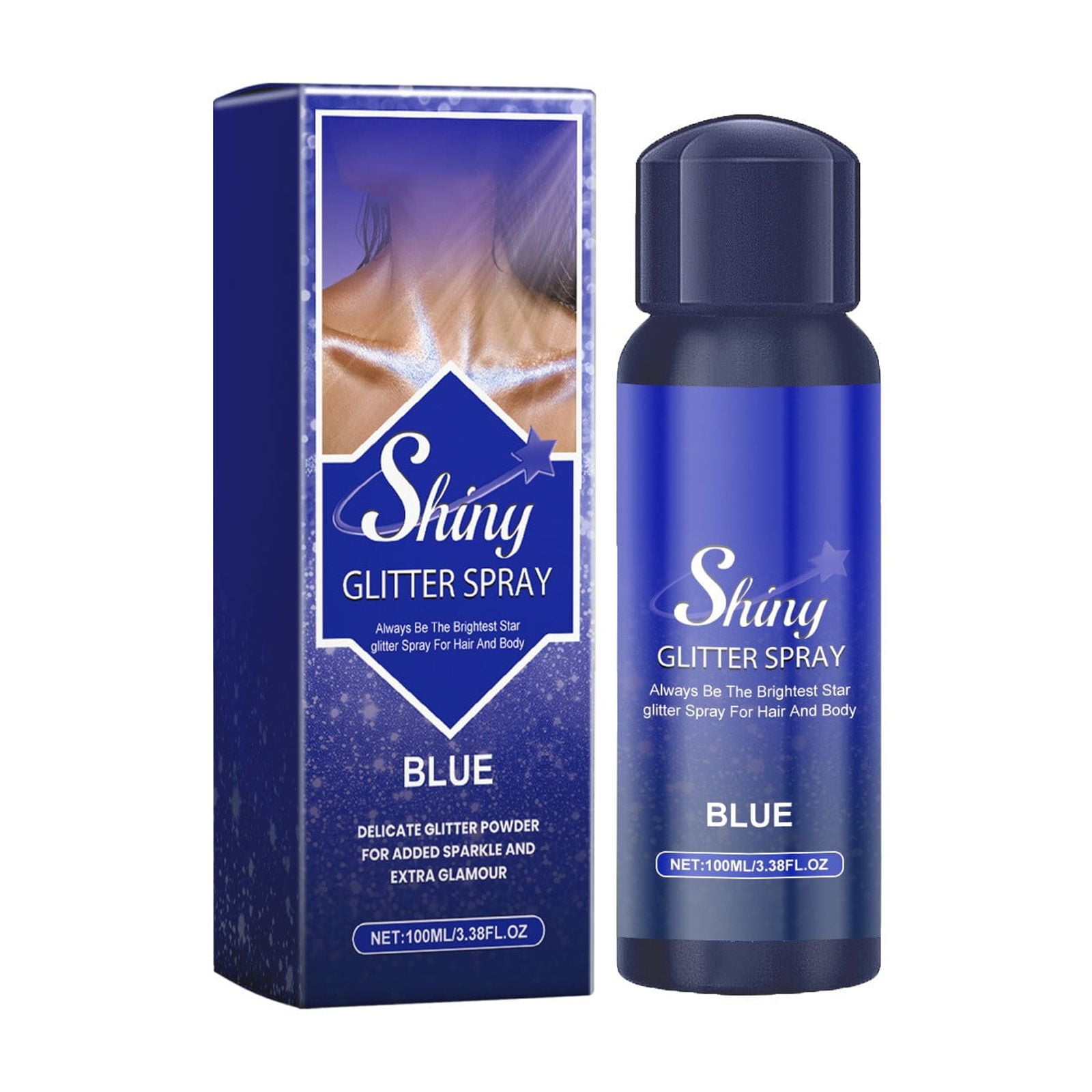 LARUYEKO Dazzling Glitter Spray Festival Atmosphere Collarbone and Body ...