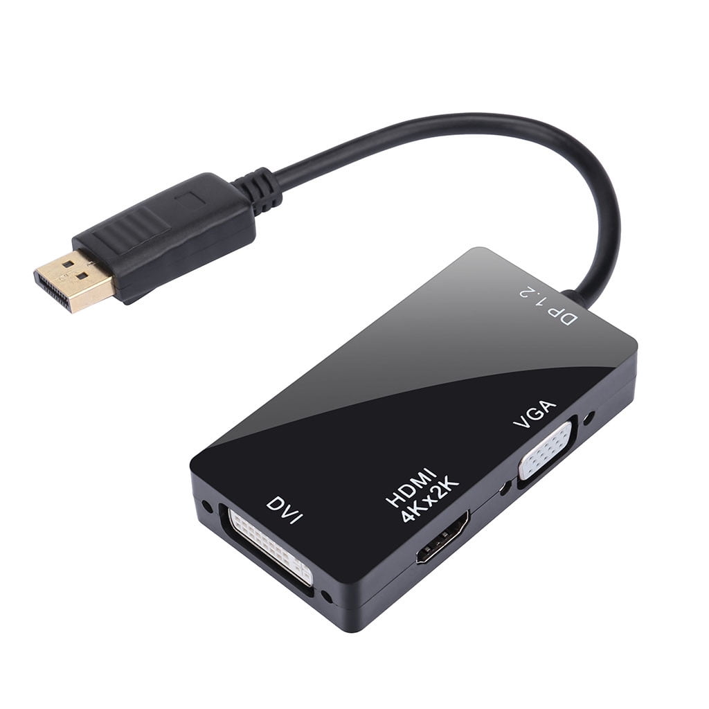 LARUYEKO DisplayPort 1.2 to HDMI 4K DVI VGA 3 in 1 Multi-Function Cable ... LARUYEKO DisplayPort 1.2 to HDMI 4K DVI VGA 3 in 1 Multi-Function Cable ...