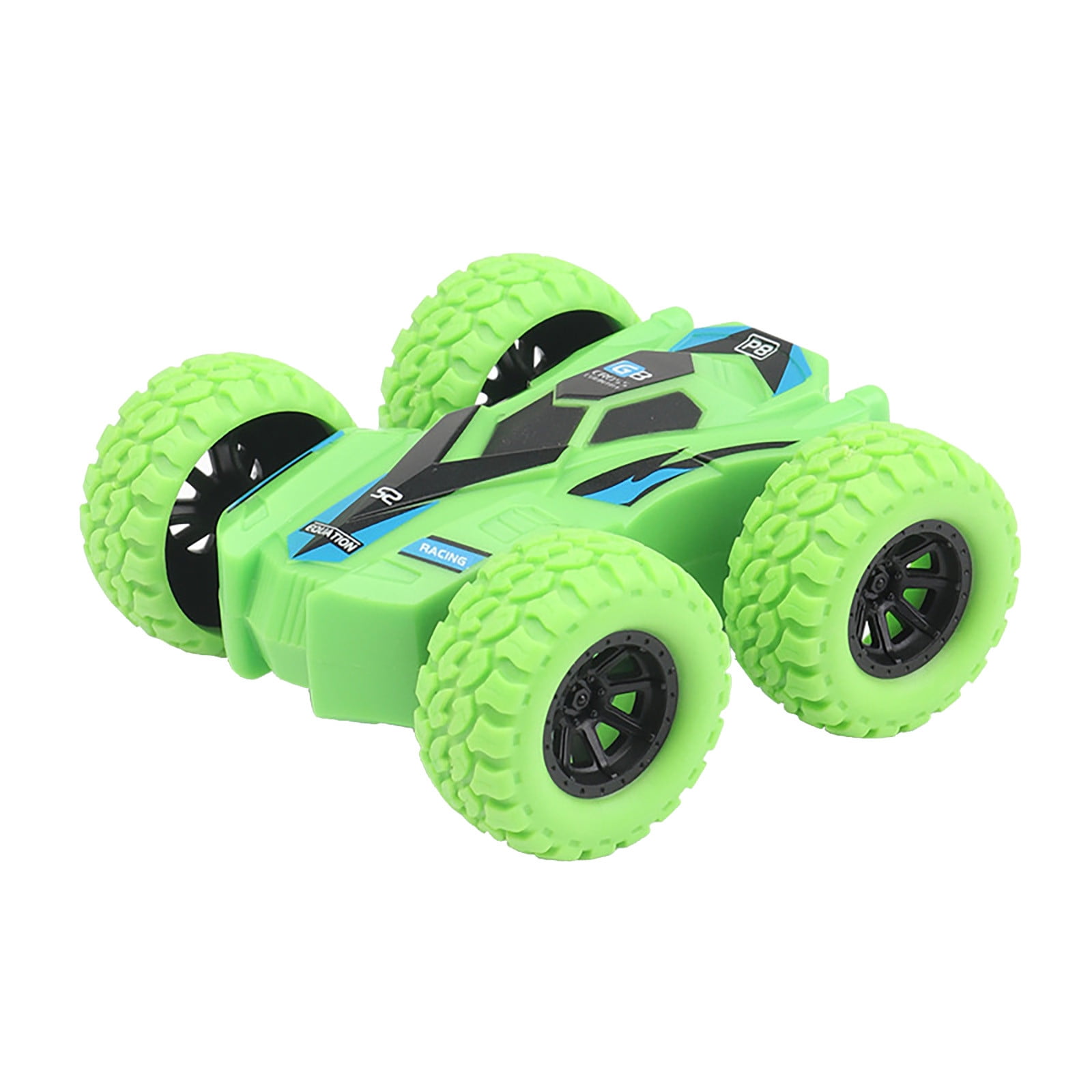 LARUYEKO Double-sided Inertial Car 360- Rotating -country Stunt Toy Car ...