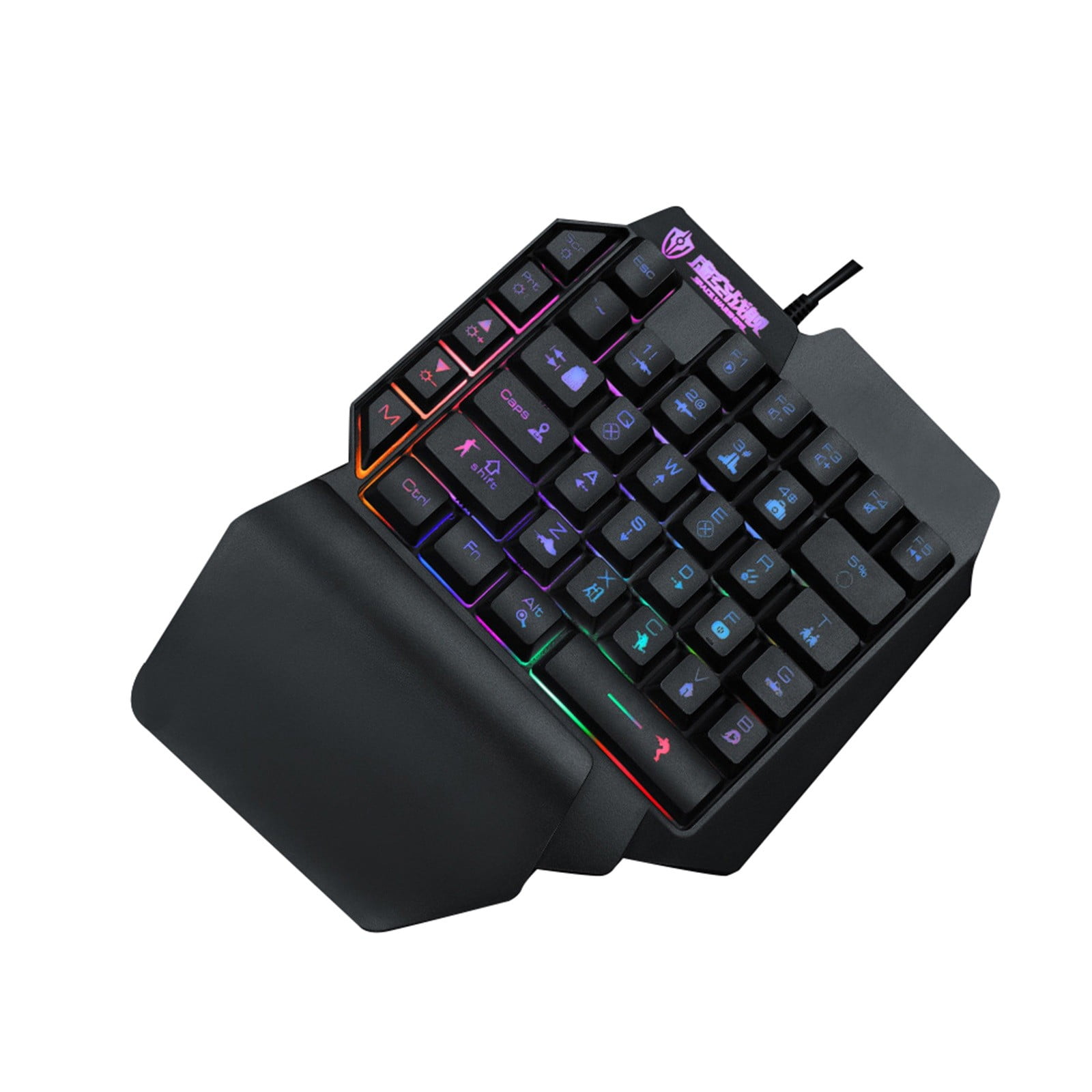 LARUYEKO F6 Keyboard One-handed Wired 39 Keys Luminous Gaming Keyboard ... LARUYEKO F6 Keyboard One-handed Wired 39 Keys Luminous Gaming Keyboard ...