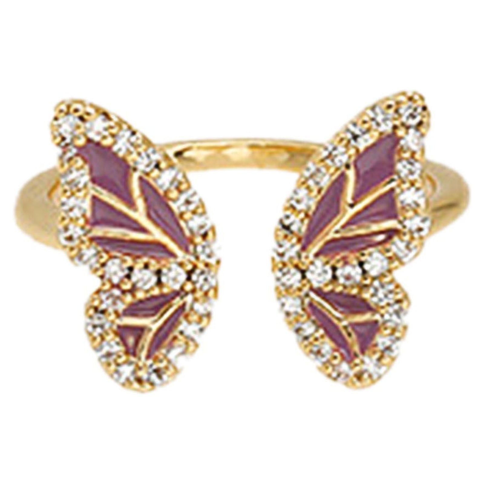 LARUYEKO Fashion Ring Pearl Glaze Open Ring Female Senior Index Finger ...