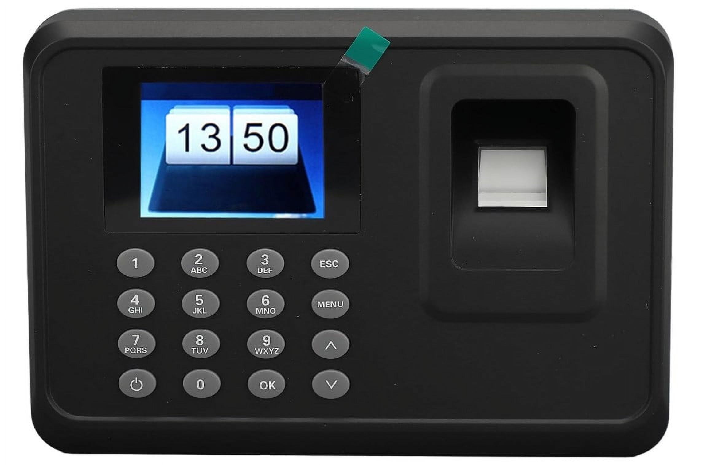 LARUYEKO Fingerprint Clock 2. 4 Inch Color Screen Fingerprint Password ...