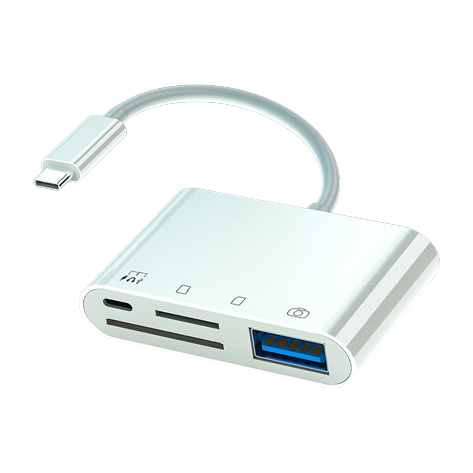 LARUYEKO Four in One Multifunctional Card Reader Type C Docking Station ...