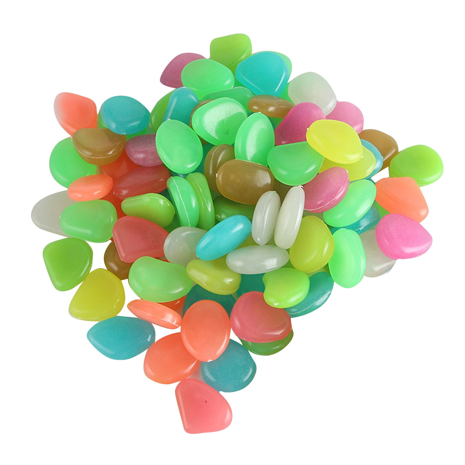 LARUYEKO Garden Decorative Pebbles Stones Non Radioactive Resin ...