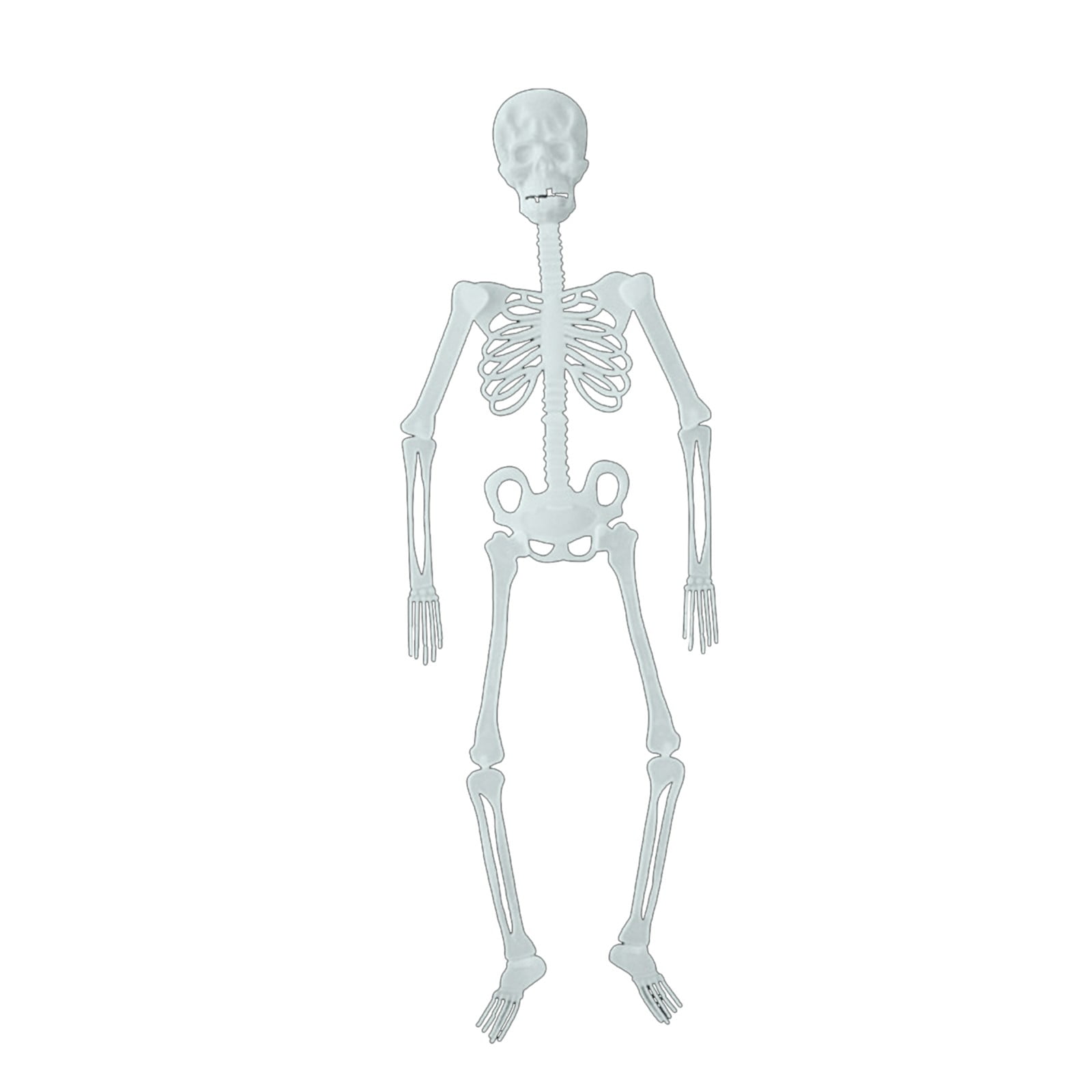 LARUYEKO Glow in the Dark Skeleton Props Bar Decorations Fluorescent ...