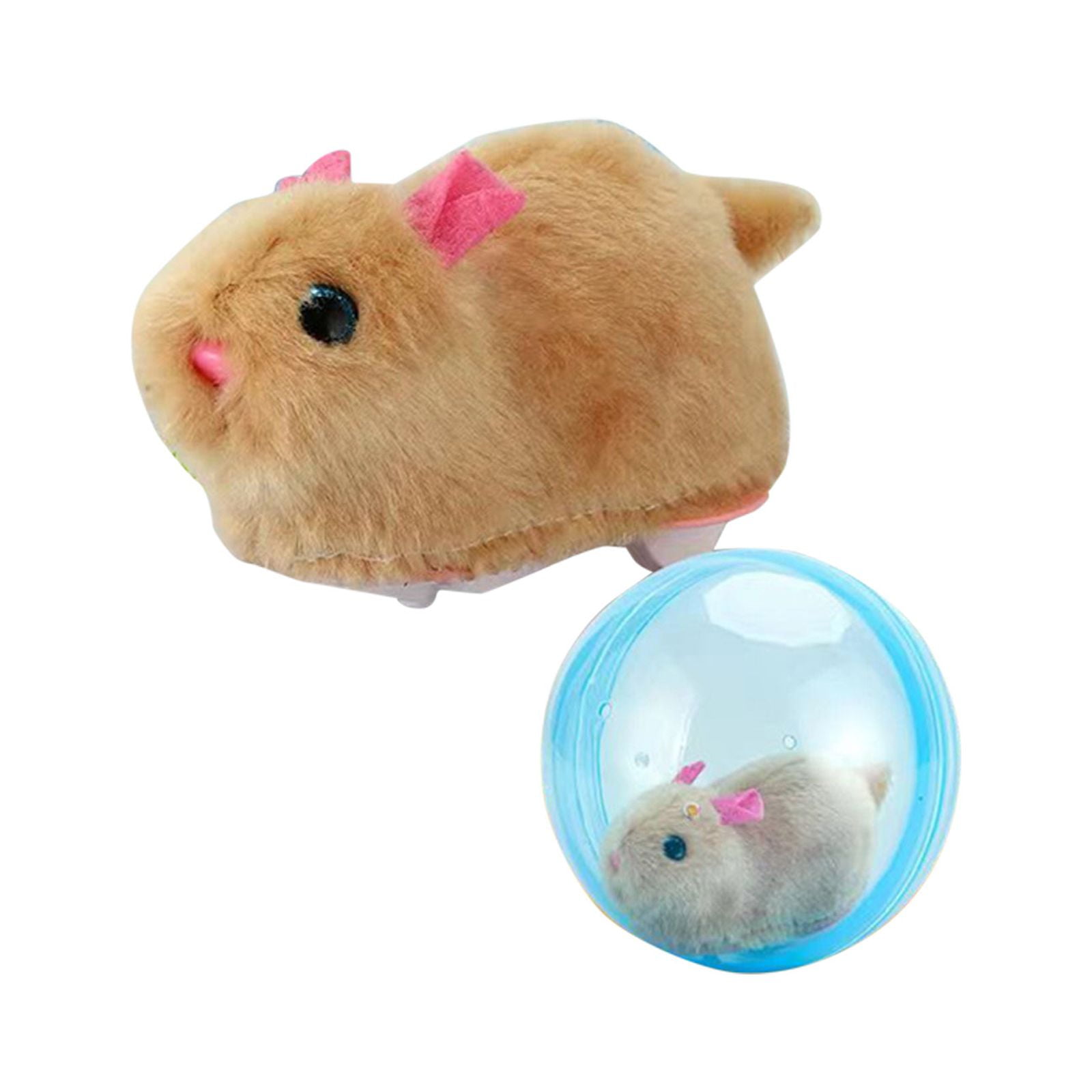 LARUYEKO Hamster Running Bunny Toy Rolling Learning to Crawl Cats and ...