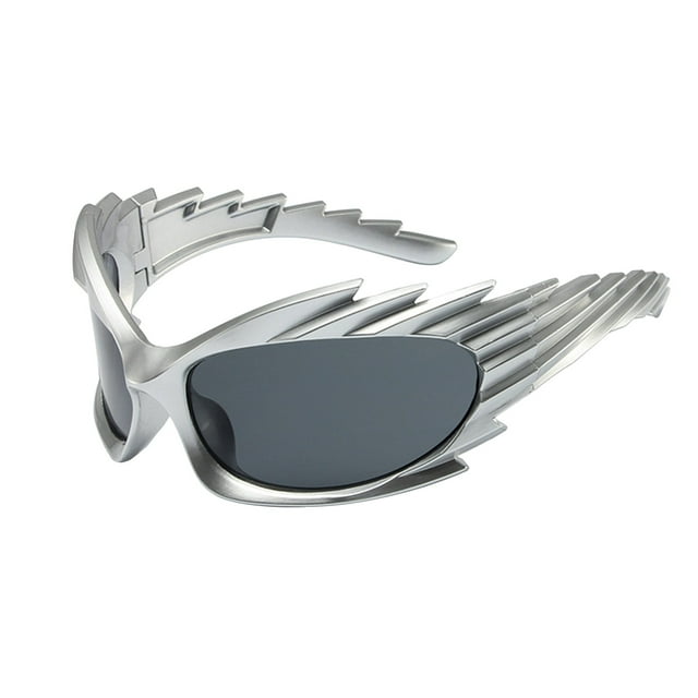 LARUYEKO Hedgehog Shape Sunglasses Personality Hop Funny Glasses ...