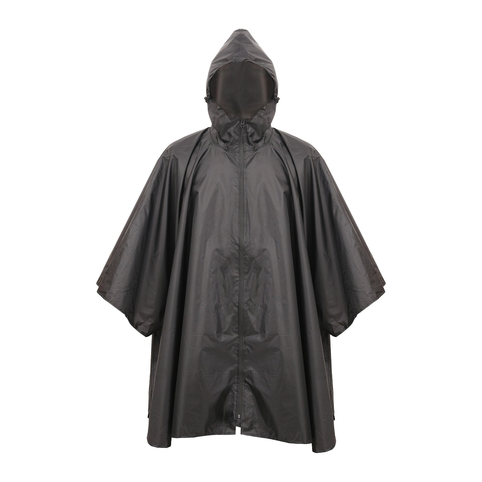 LARUYEKO 【 Lightweight Outdoor Poncho with Zipper】 Raincoat For Adults ...