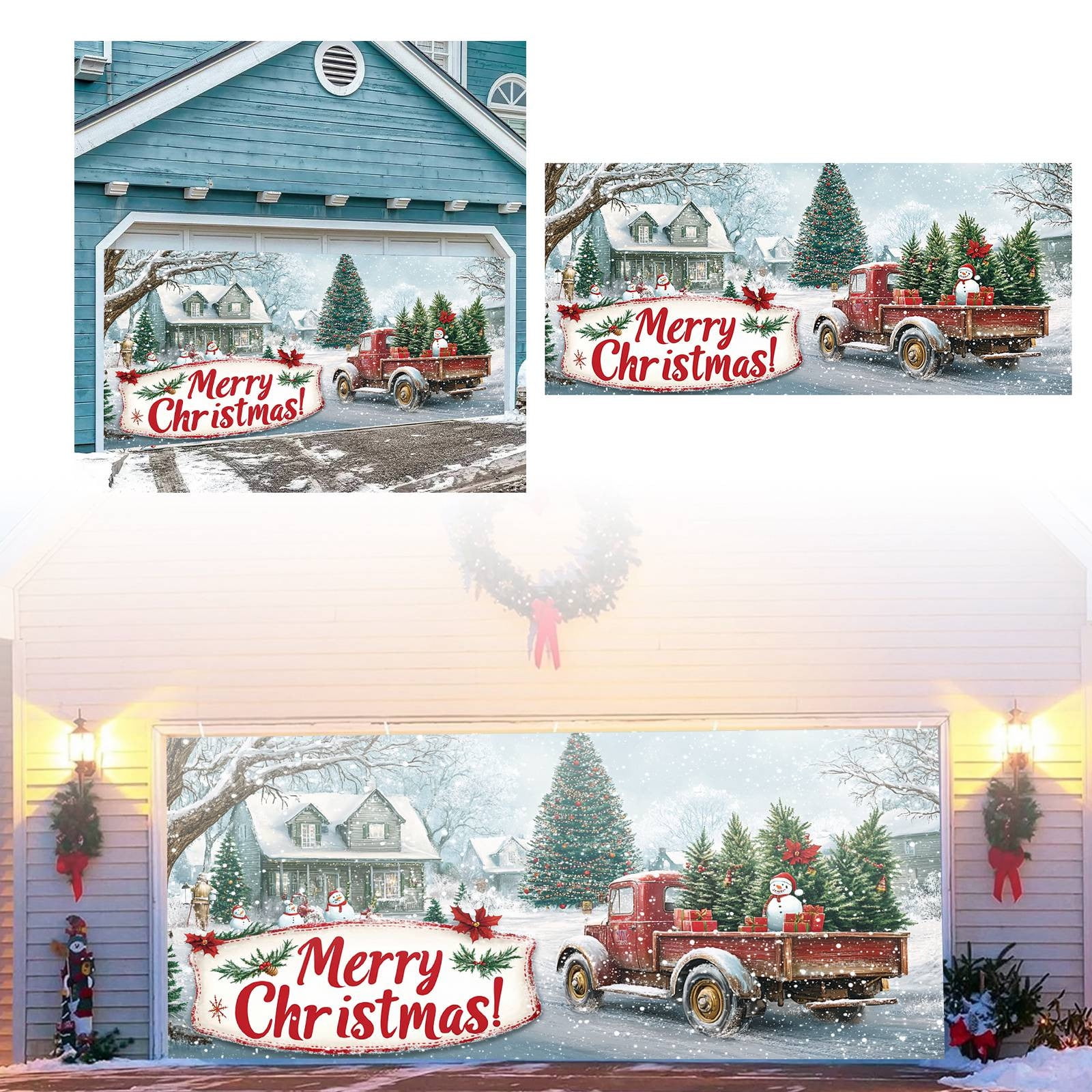 LARUYEKO Make A Festive Statement This Christmas with Our Garage Banner ...