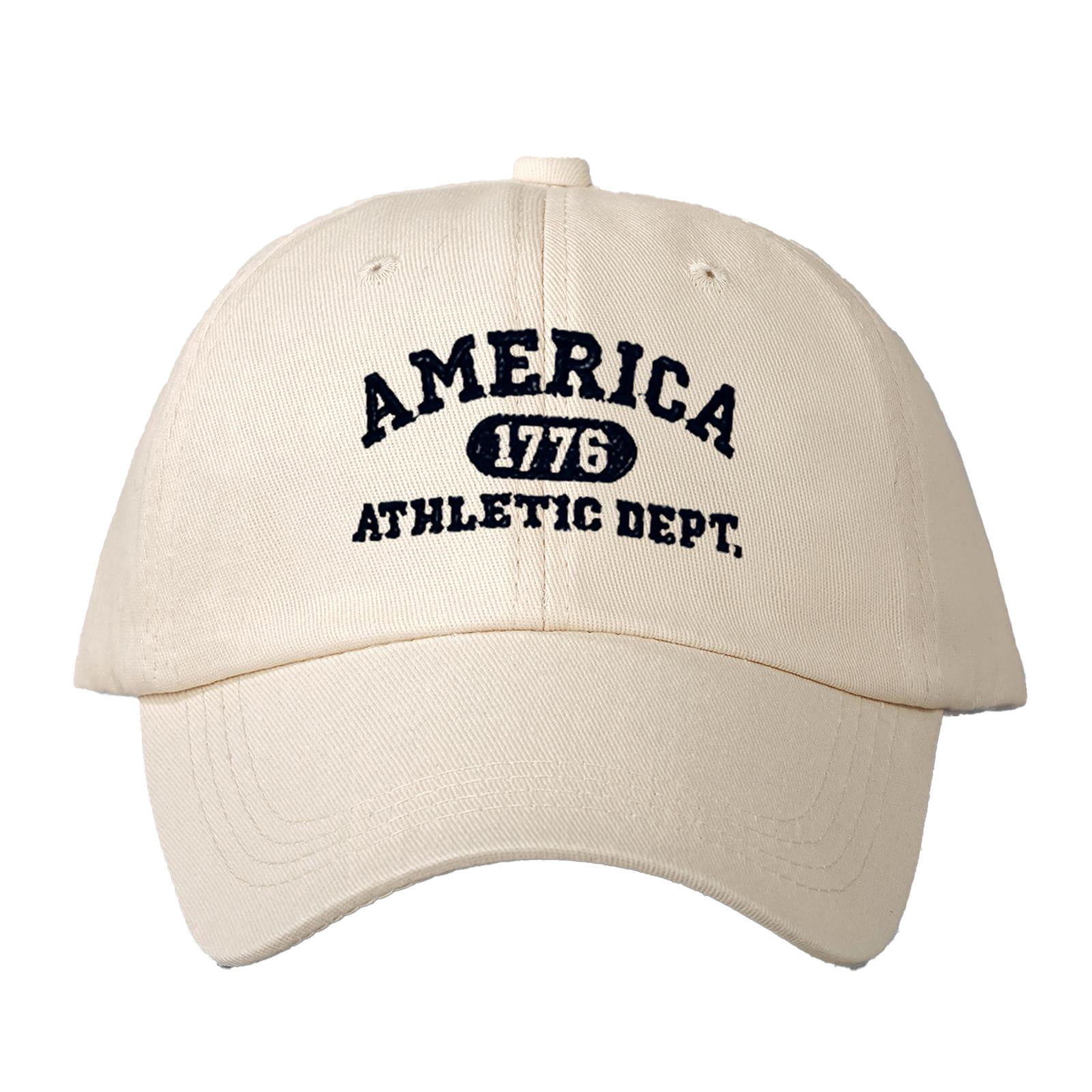 LARUYEKO Men's Patriotic Alphabet Adjustable Baseball Cap Lost Hat Frat Boy Hat Flip Back Hats ...