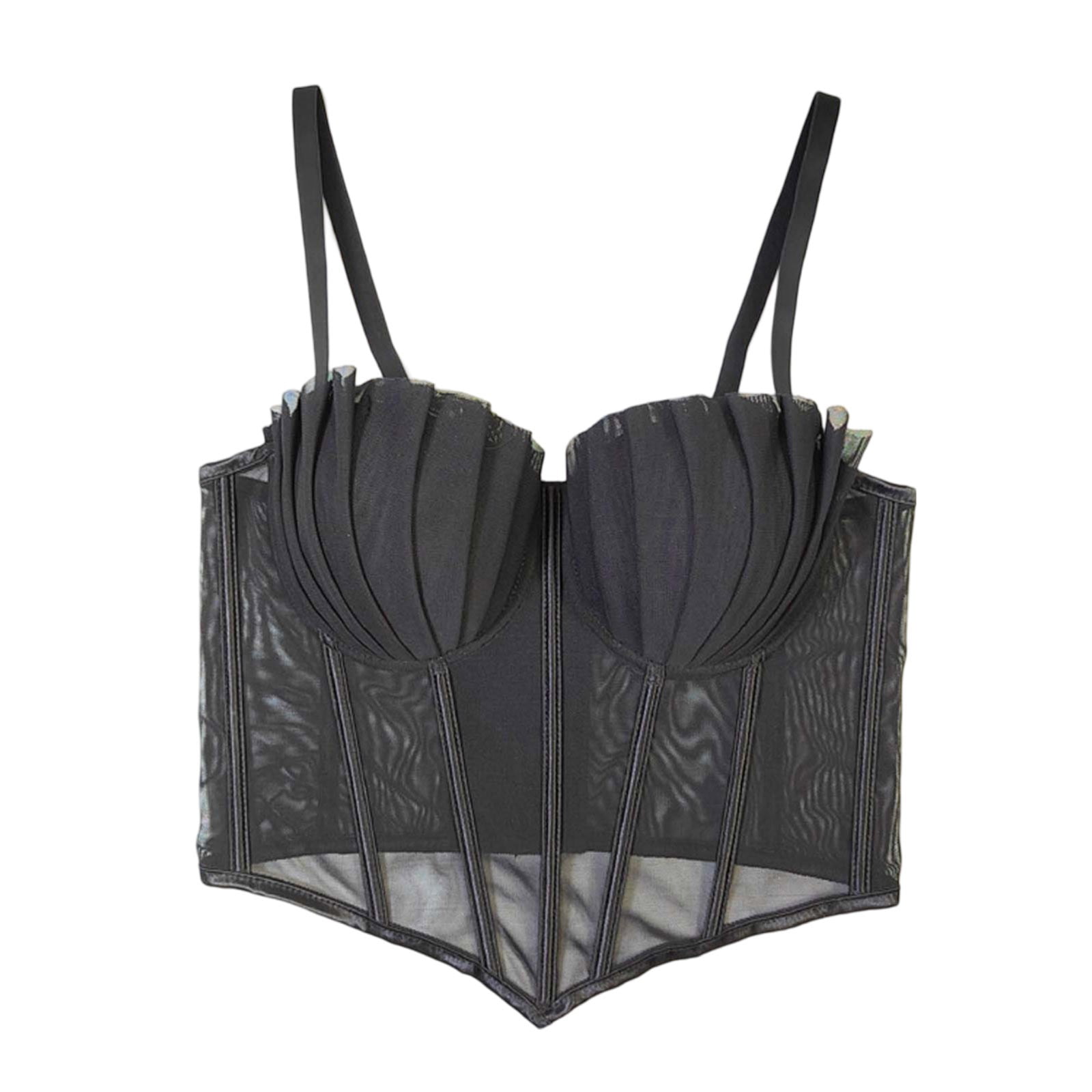 LARUYEKO Mesh Lace Beautiful Back Underwear Wearing To Exposure And ...