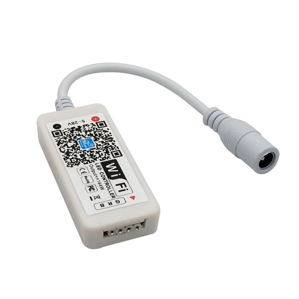 LARUYEKO Mini 5-28V WiFi LED RGB Controller Strip Light Smartphone for ...