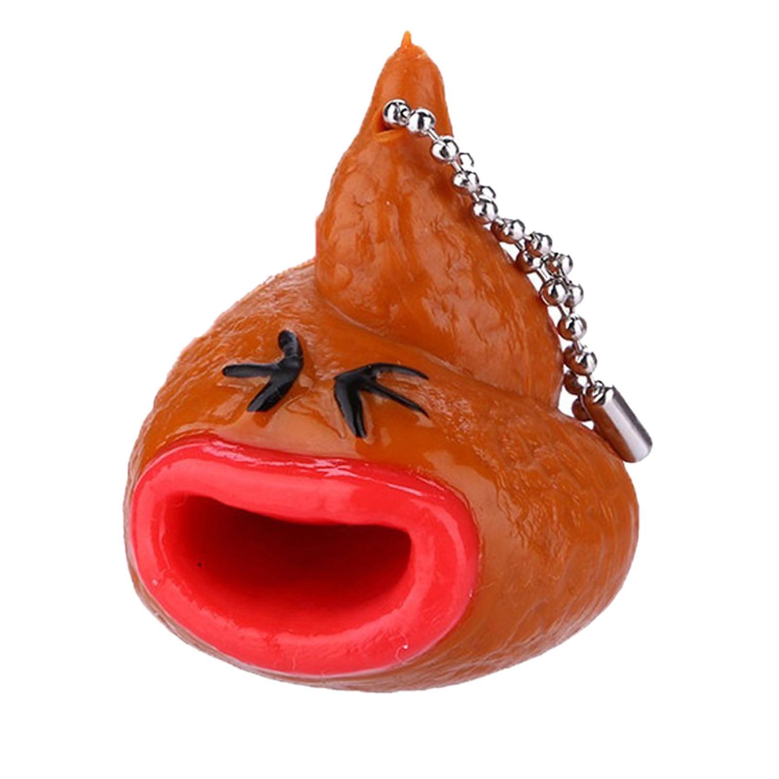 LARUYEKO Novelty Squie Toy Keychain Tongue Out Poo Kids Slow Rising ...