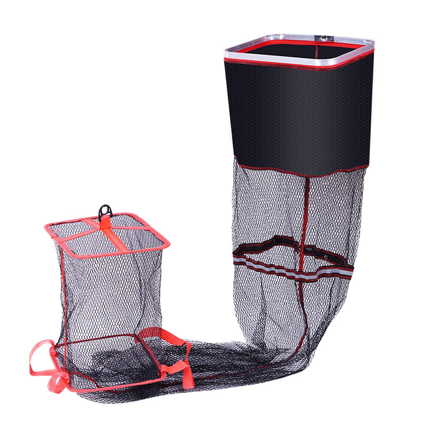 LARUYEKO Small Portable Square Fish Thickened Rubberized Fish Net Quick ...