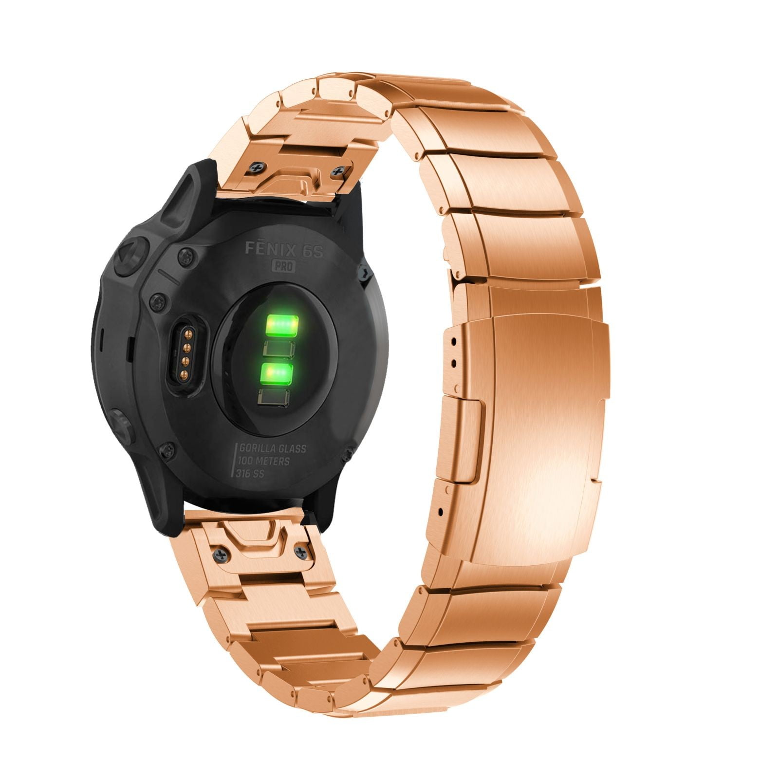 LARUYEKO Stainless Steel Quick Release Turtle Buckle Watch Strap Bead ...