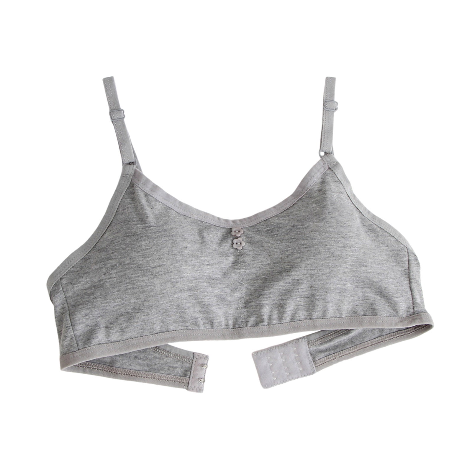 LARUYEKO Student Bra Fixed Cup Chest Wrap with Chest Pad Top Bra ...