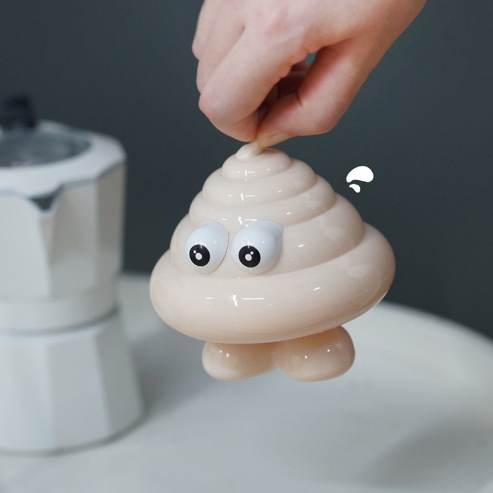 LARUYEKO Toilet Poop Squeezing Night Light Stress Toy Weird Prank ...