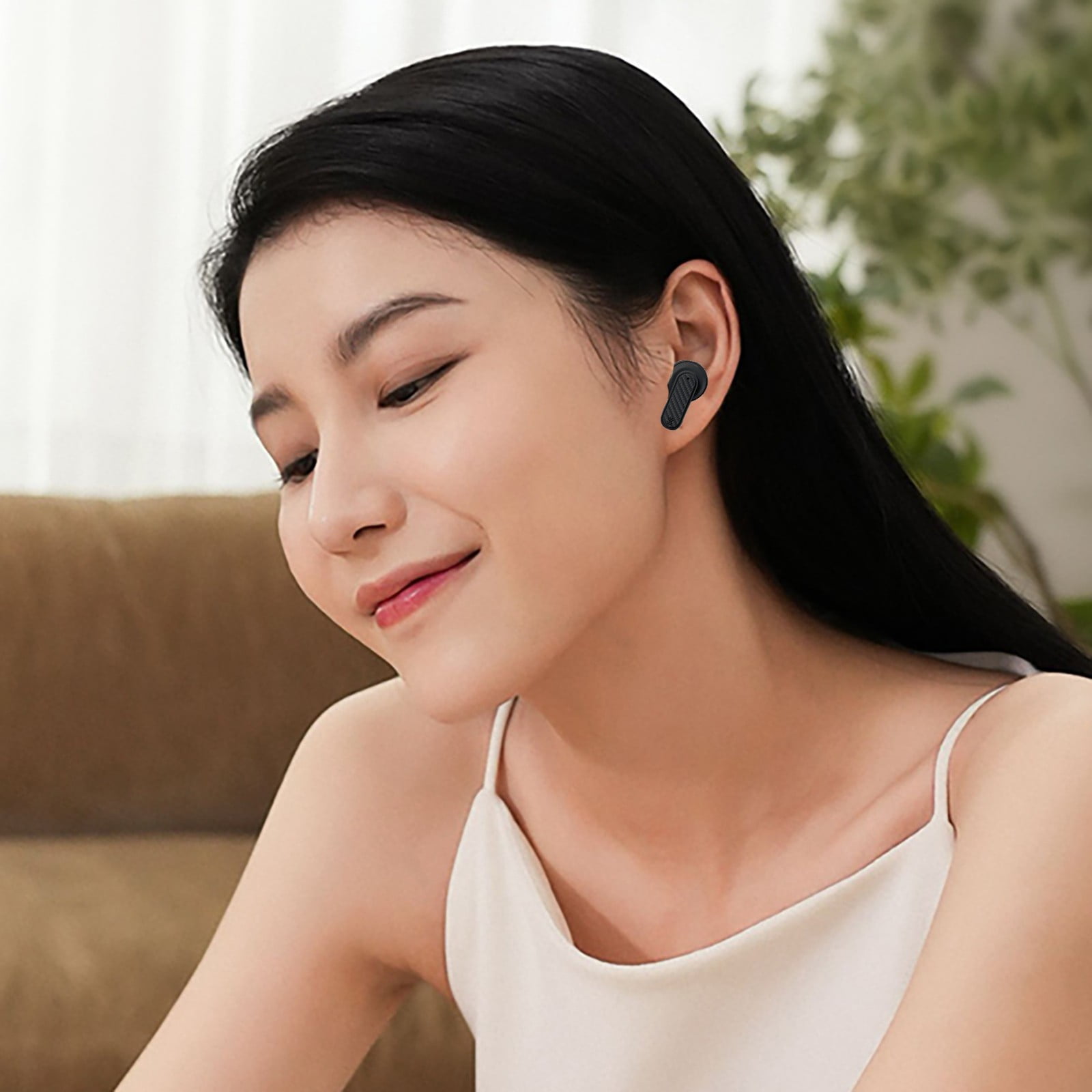 LARUYEKO Wireless Earbuds with Screen Long Battery Life Control Noise Canceling Tk704hb Noise ...