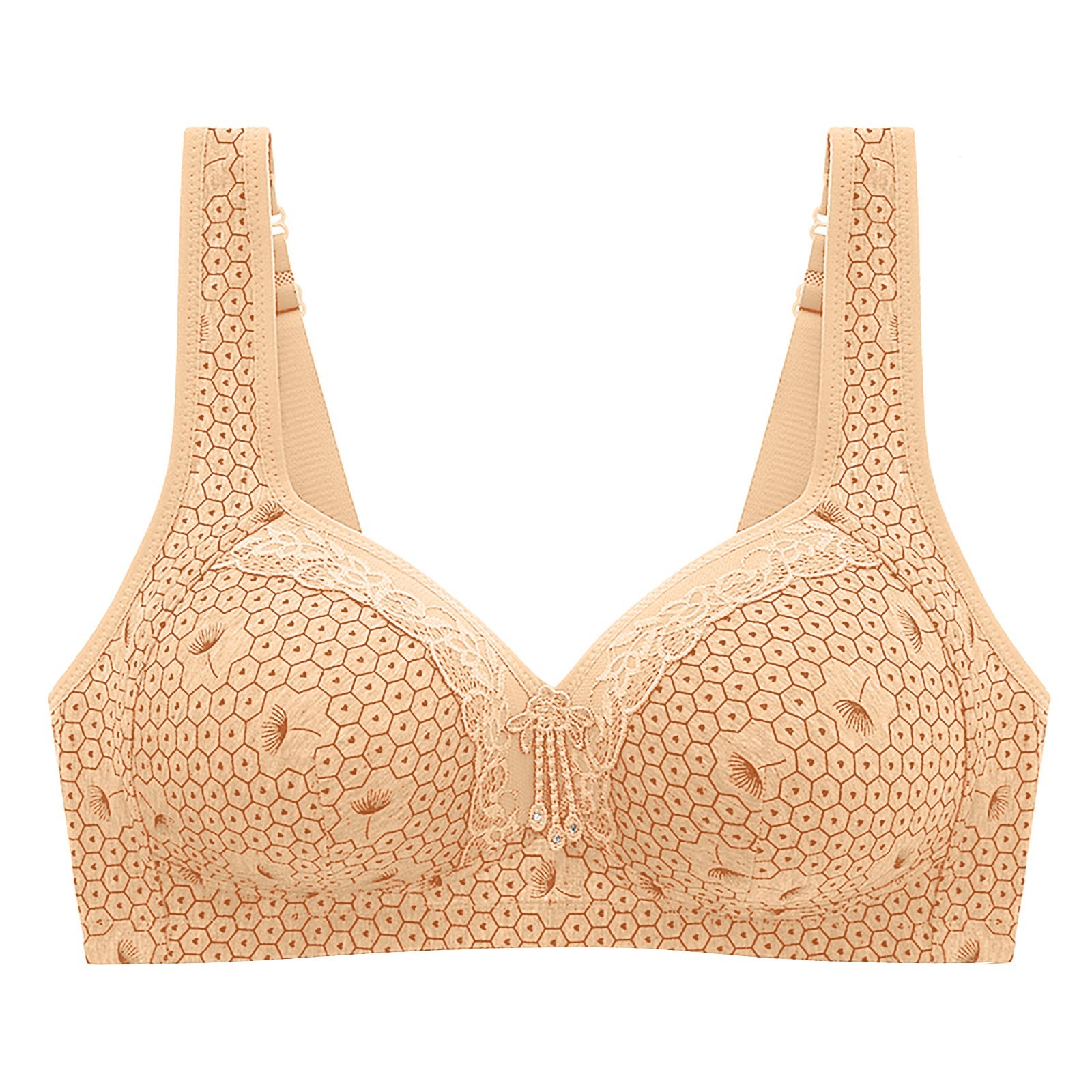 LARUYEKO Women Sexy Lace Back Button Shaping Cup Adjustable Shoulder ...