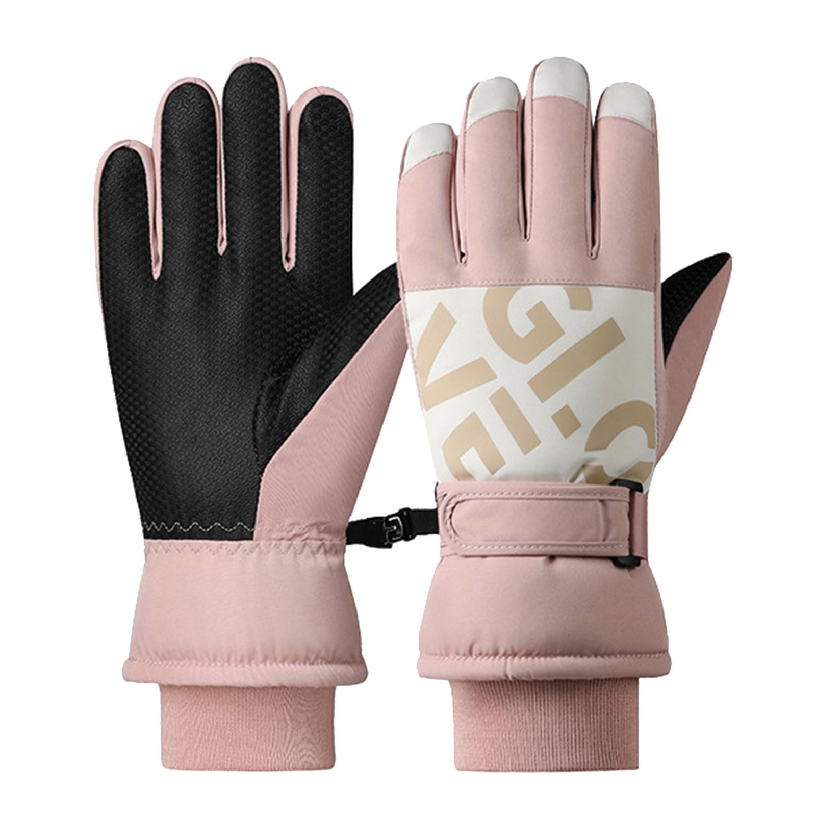LARUYEKO Women's Ski Gloves Winter Warm Men's and Women's Couples Autumn and Winter Outdoor ...