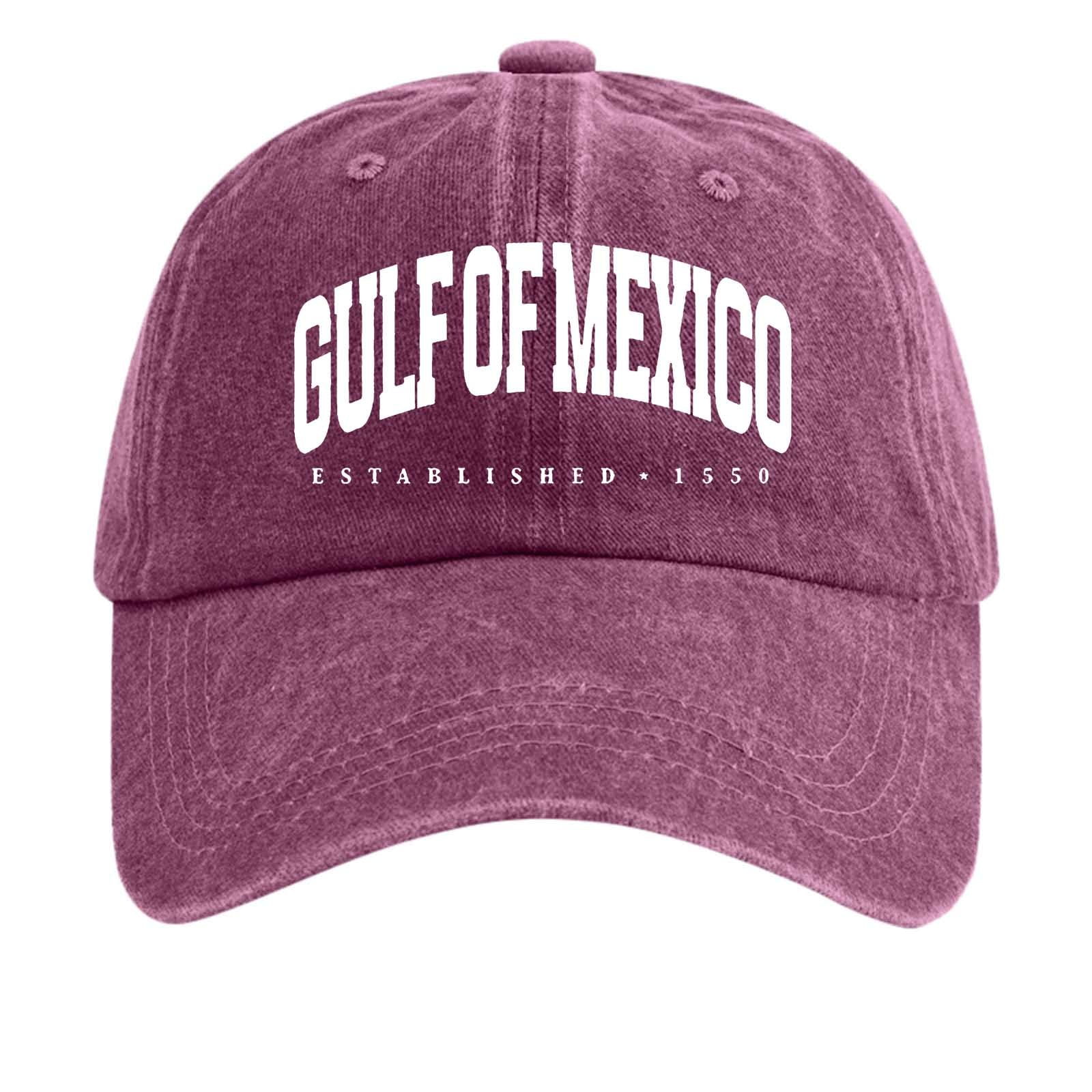 LARUYEKO Women's Vintage Washed Denim Printed Baseball Cap Tennis Dad ...