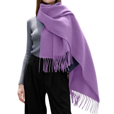 RIIQIICHY Coral Scarfs for Women Winter Pashmina Shawls and Wraps for ...